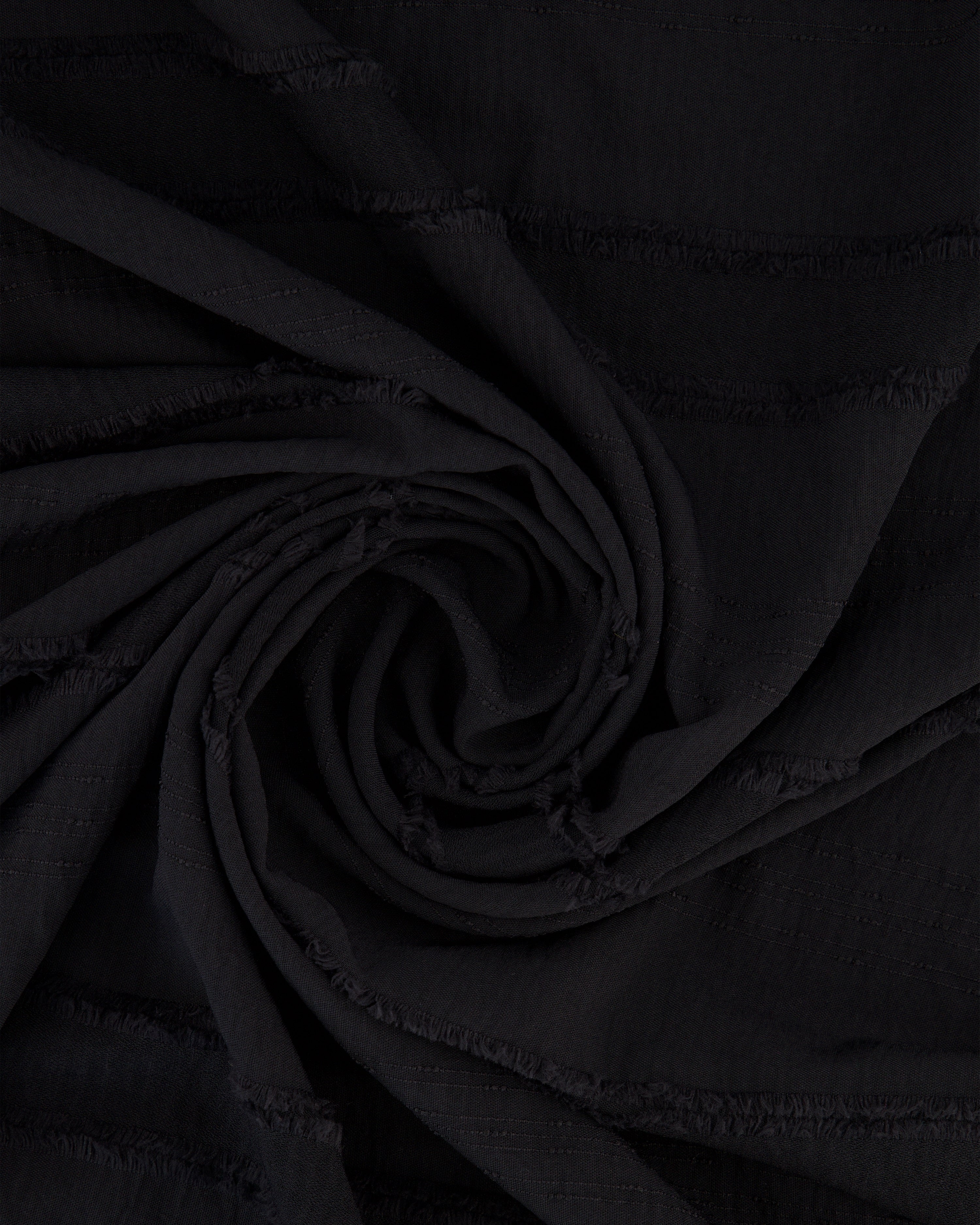 Zelouf Clipped Stripe Washer Poly , Sewing, DIY, Crafts Fabric by the ...