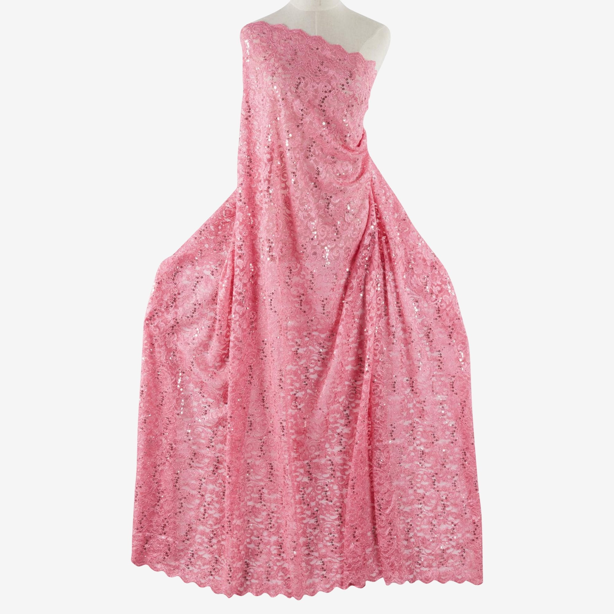 Zelouf Coco Stoney Lace Glitter Trans , Sewing, DIY, Crafts Fabric by ...