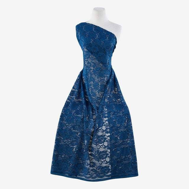 Zelouf Cool Breeze Trans Glitter Lace , Sewing, DIY, Crafts Fabric by ...