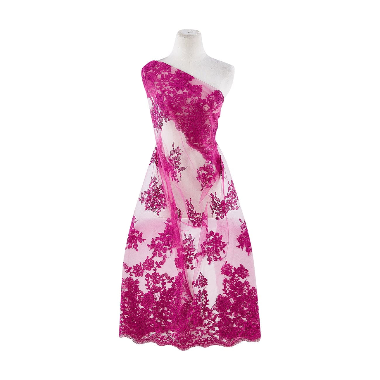 Zelouf Cord Emb Double Border On Tulle Scallop Cut , Sewing, DIY ...