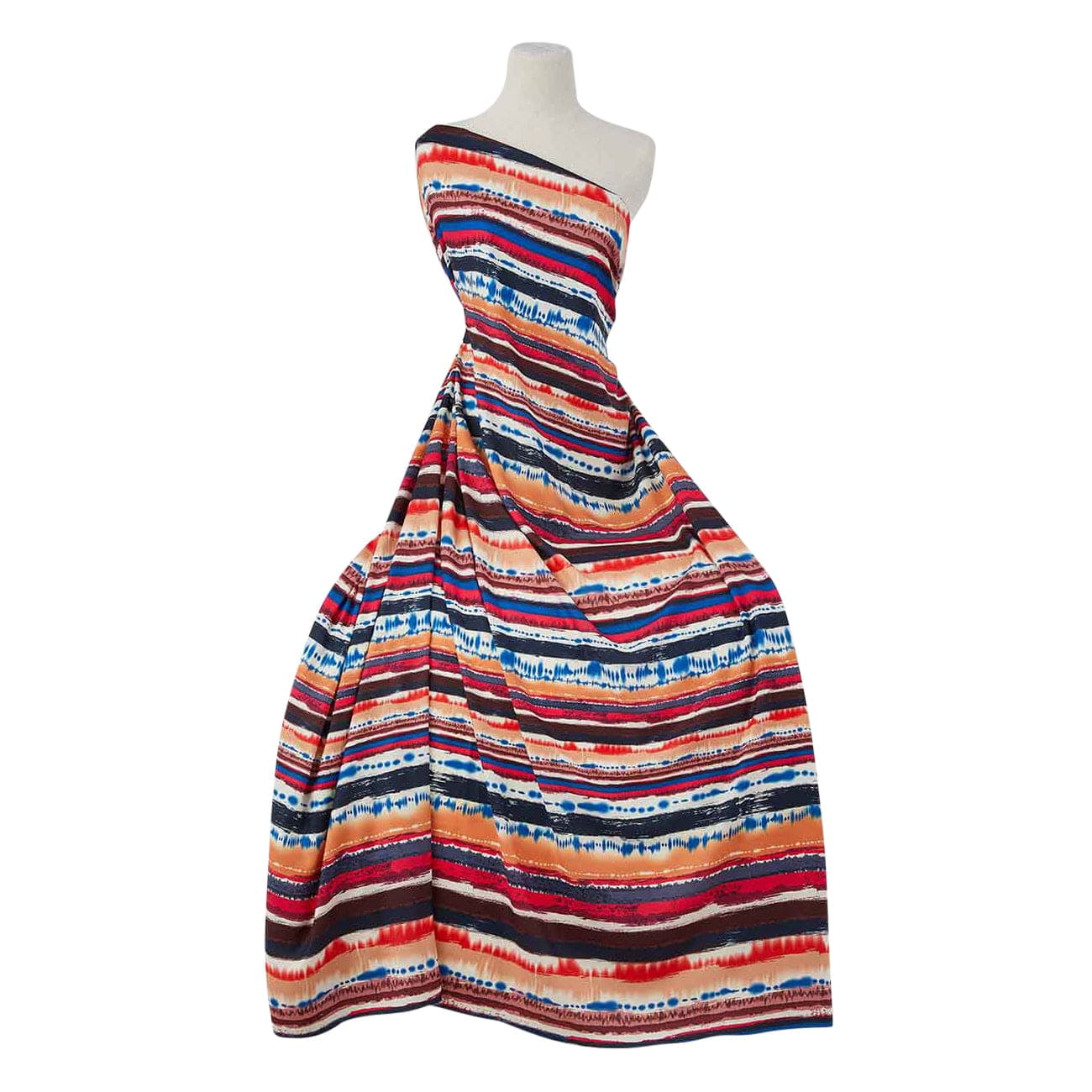 Zelouf Crossroads Texture Stripe On Penelope Crepe , Sewing, DIY, Crafts Fabric by the Yard, 2 ...