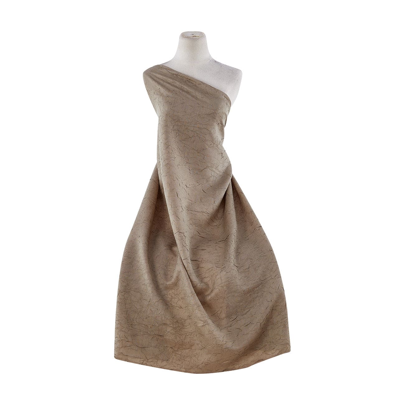 Zelouf Crushed Linen , Sewing, DIY, Crafts Fabric by the Yard, Mocha ...