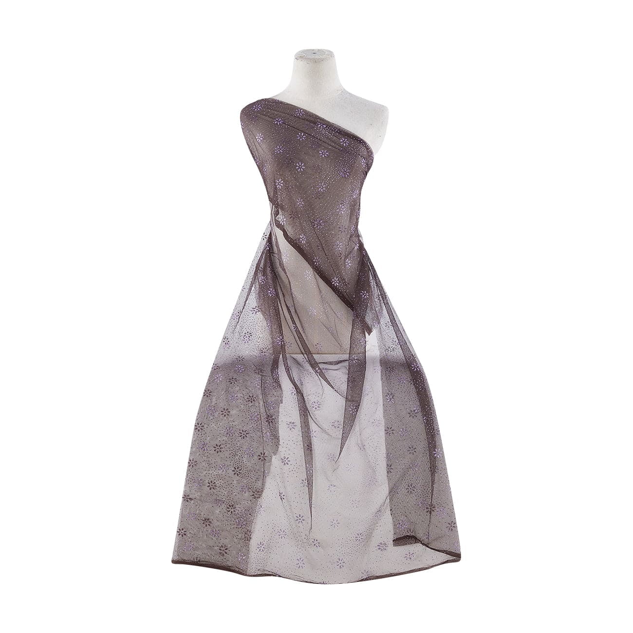 Zelouf Daisy Glitter On Tulle , Sewing, DIY, Crafts Fabric by the Yard ...