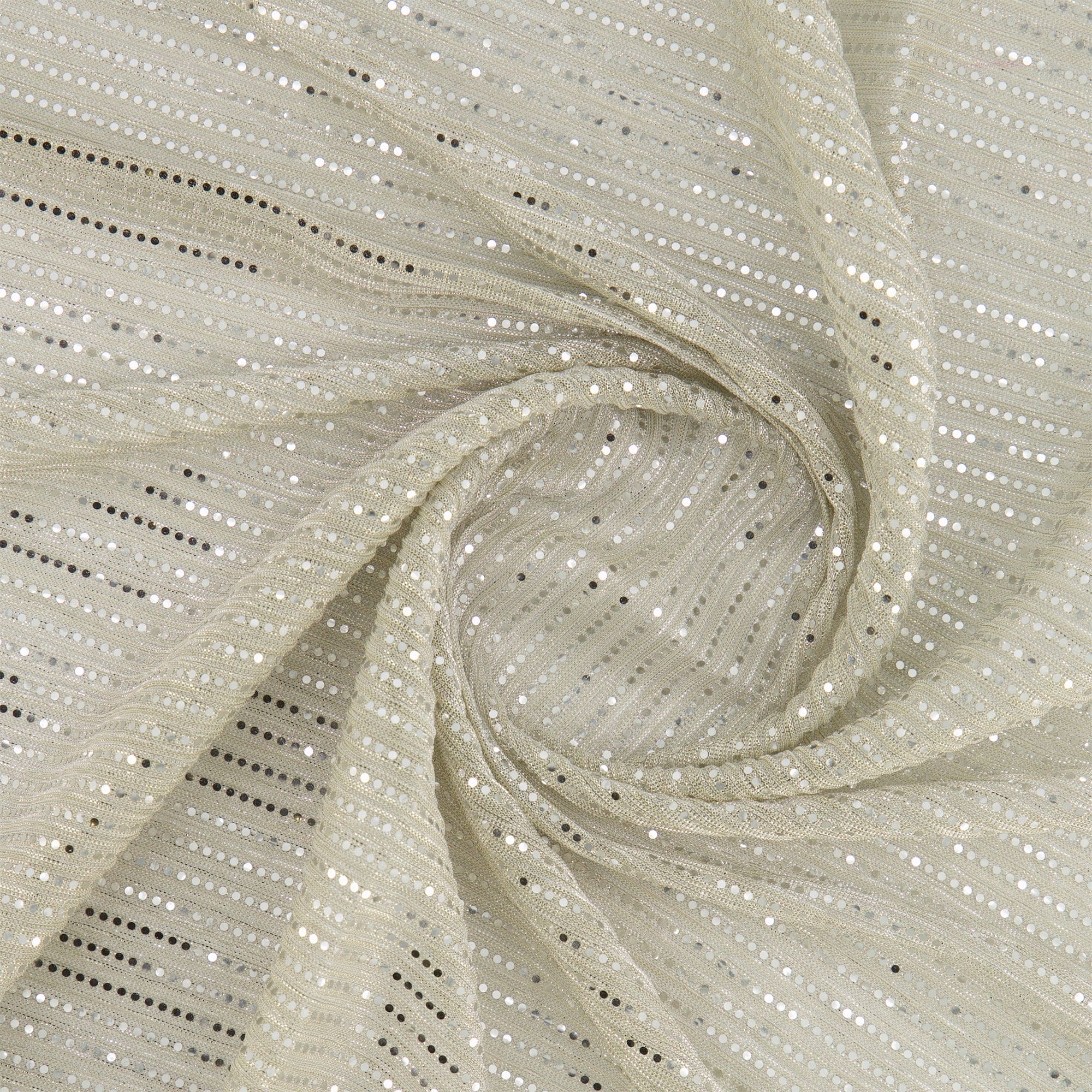 Zelouf Delanie Metallic Crinkled Mesh W/transfer Sequins , Sewing, DIY ...