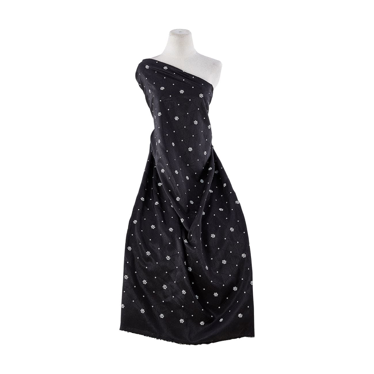 Zelouf Diamond Embroidery With Sequins On Shantung , Sewing, DIY ...