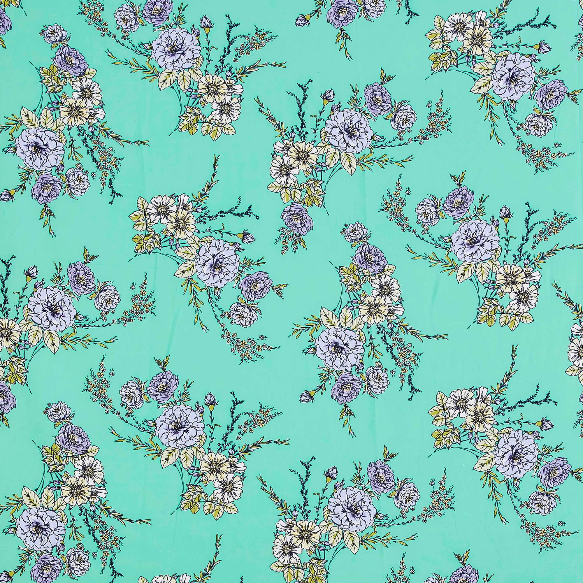 Zelouf Digital Sample On Belle Crepe , Sewing, DIY, Crafts Fabric by ...