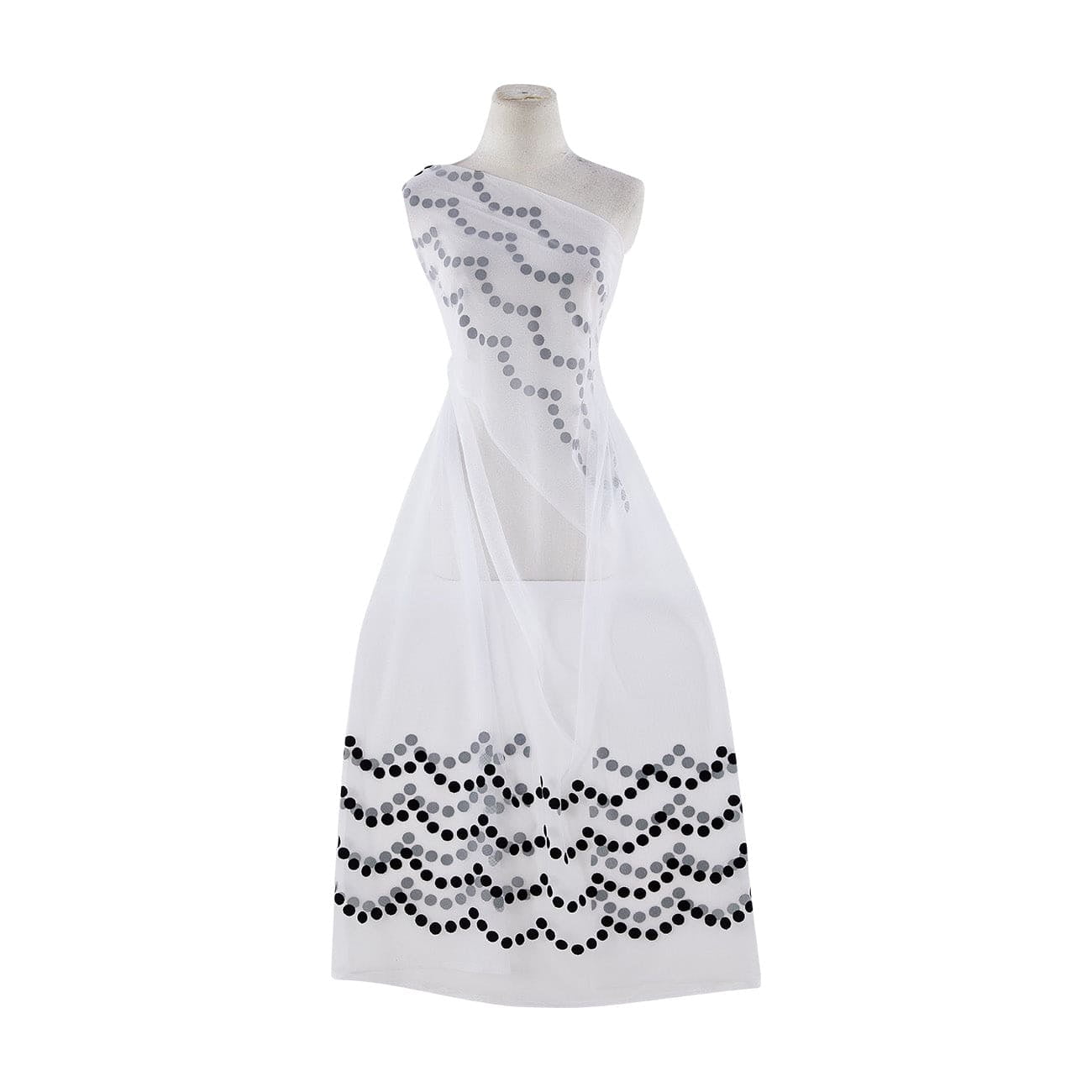 Zelouf Double Border Flock Dot [No Glitter] , Sewing, DIY, Crafts ...