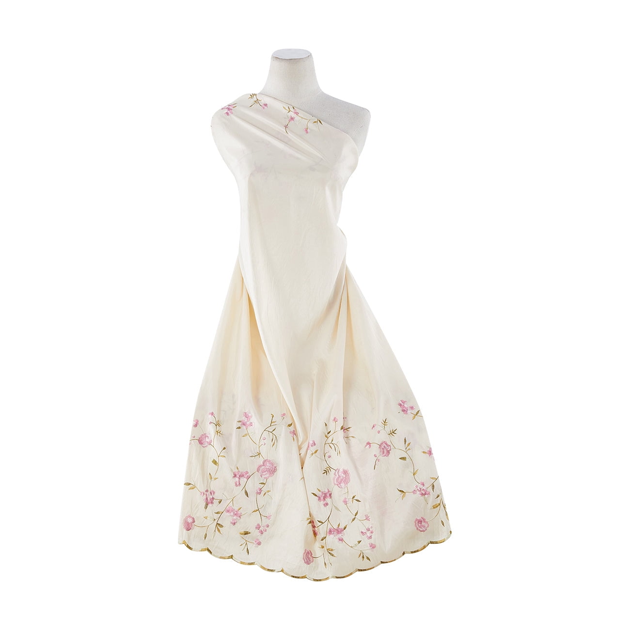 Zelouf Double Broder Flower Emb On N/p Taffeta , Sewing, DIY, Crafts ...