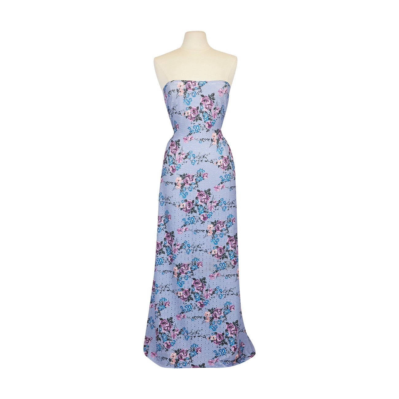Zelouf Eleanor Print Crinkle Eyelet Knit , Sewing, DIY, Crafts Fabric ...