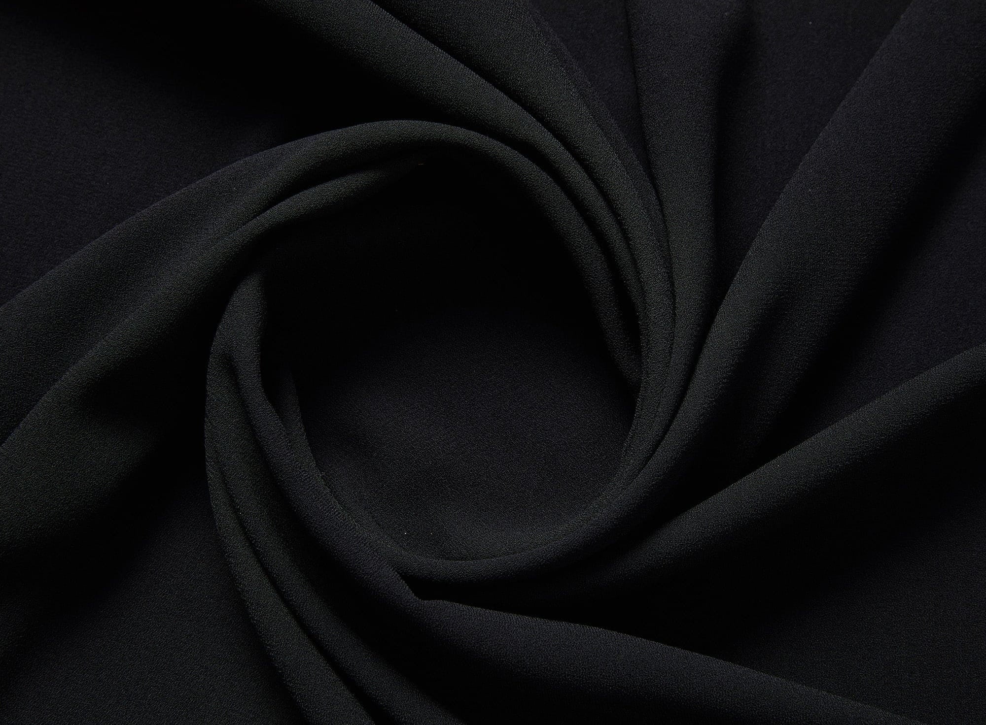 Zelouf Electra Crepe , Sewing, DIY, Crafts Fabric by the Yard, Black, 1 ...