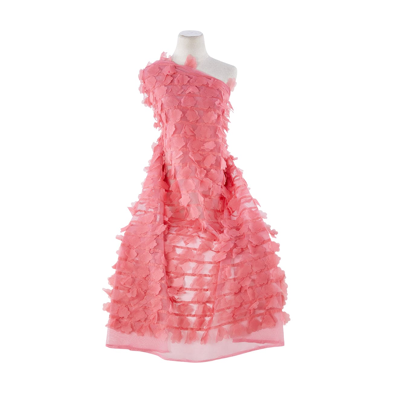 Zelouf Falling Flowers On Tulle , Sewing, DIY, Crafts Fabric by the ...