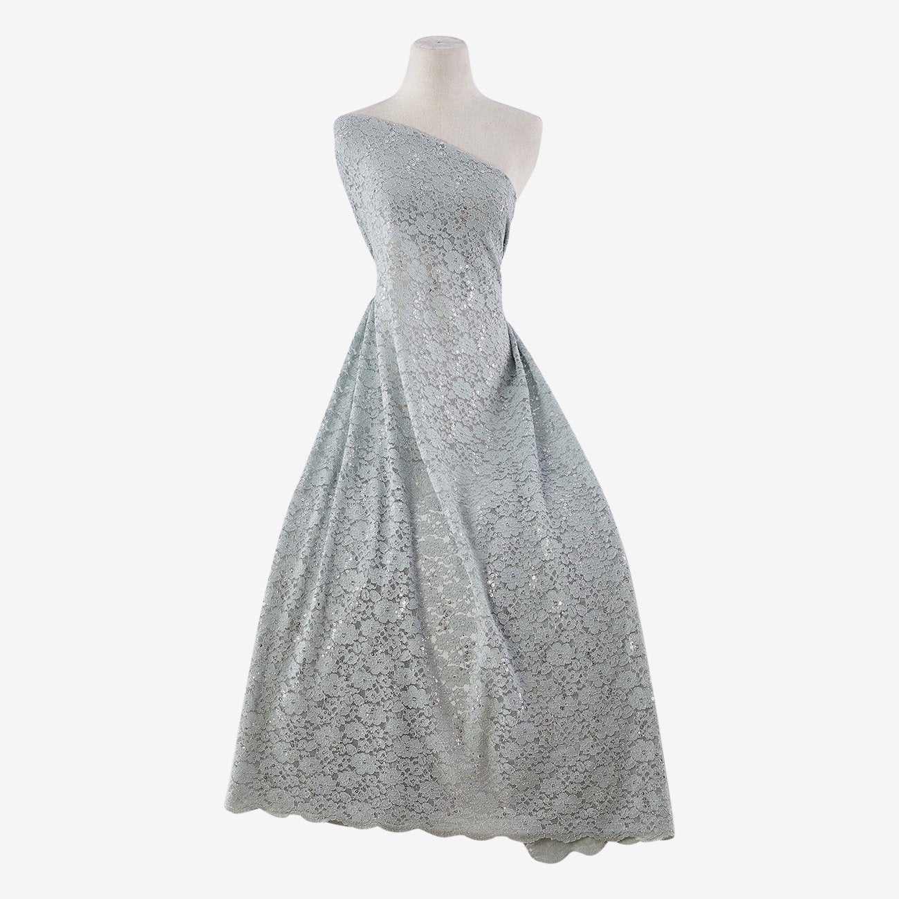 Zelouf Fancy Lace Trans Glitter , Sewing, DIY, Crafts Fabric by the ...