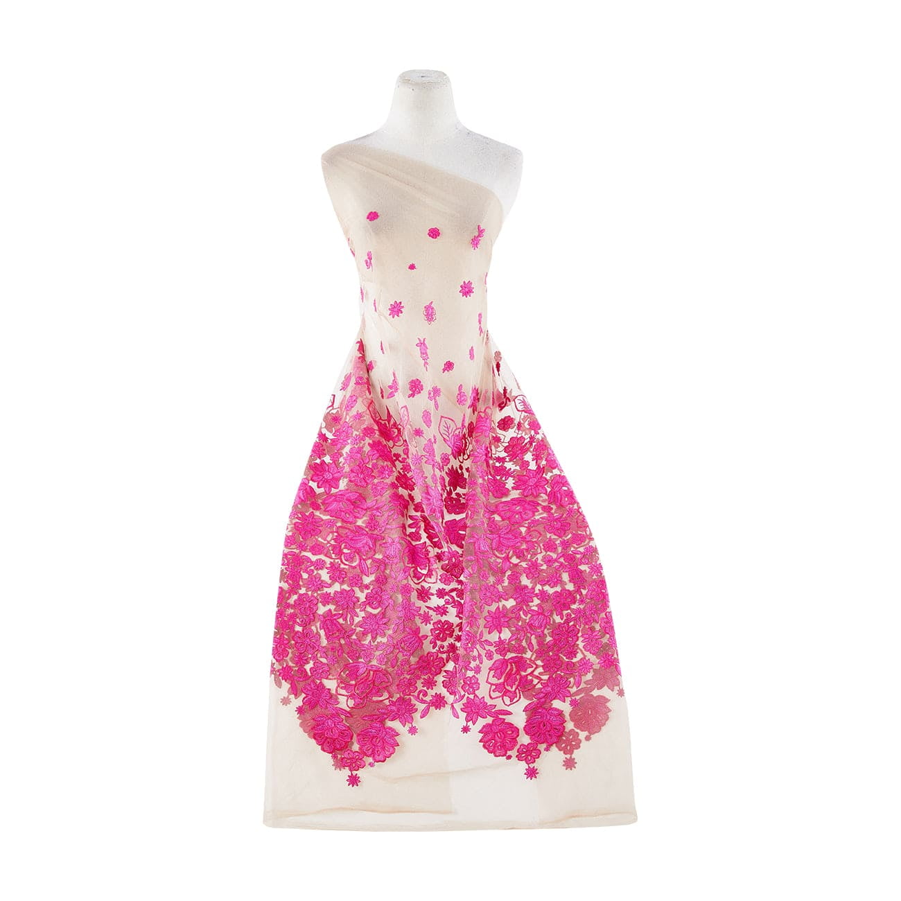 Zelouf Floral Beaded Embroidery , Sewing, DIY, Crafts Fabric by the ...