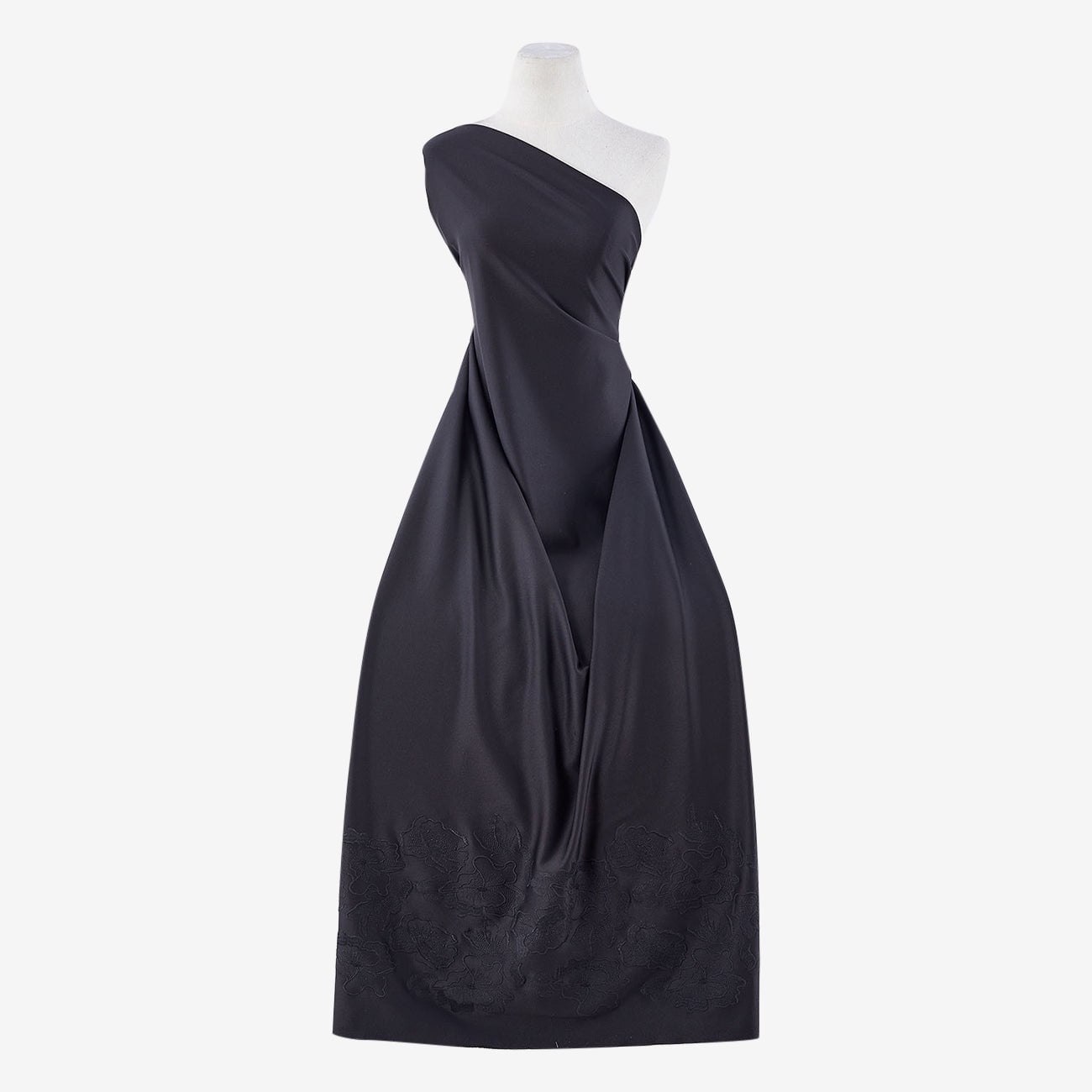 Zelouf Floral Border Scuba Crepe Embroidery , Sewing, DIY, Crafts ...