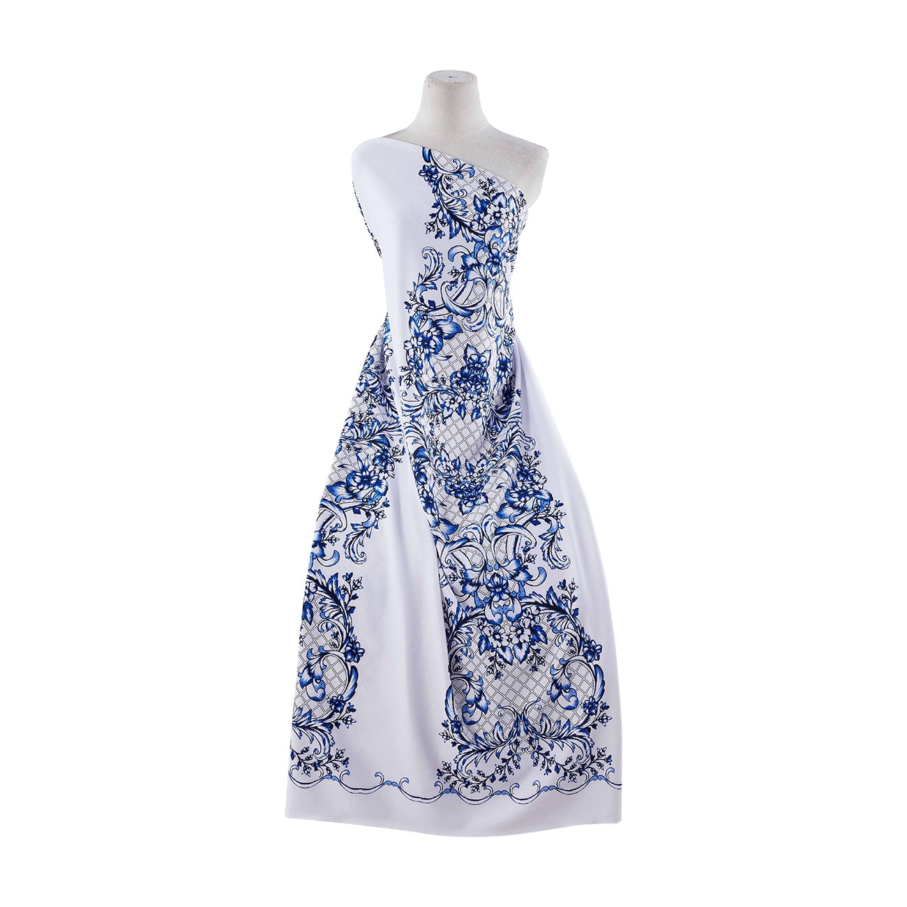 Zelouf Floral Garden Puff Print Scuba , Sewing, DIY, Crafts Fabric by ...