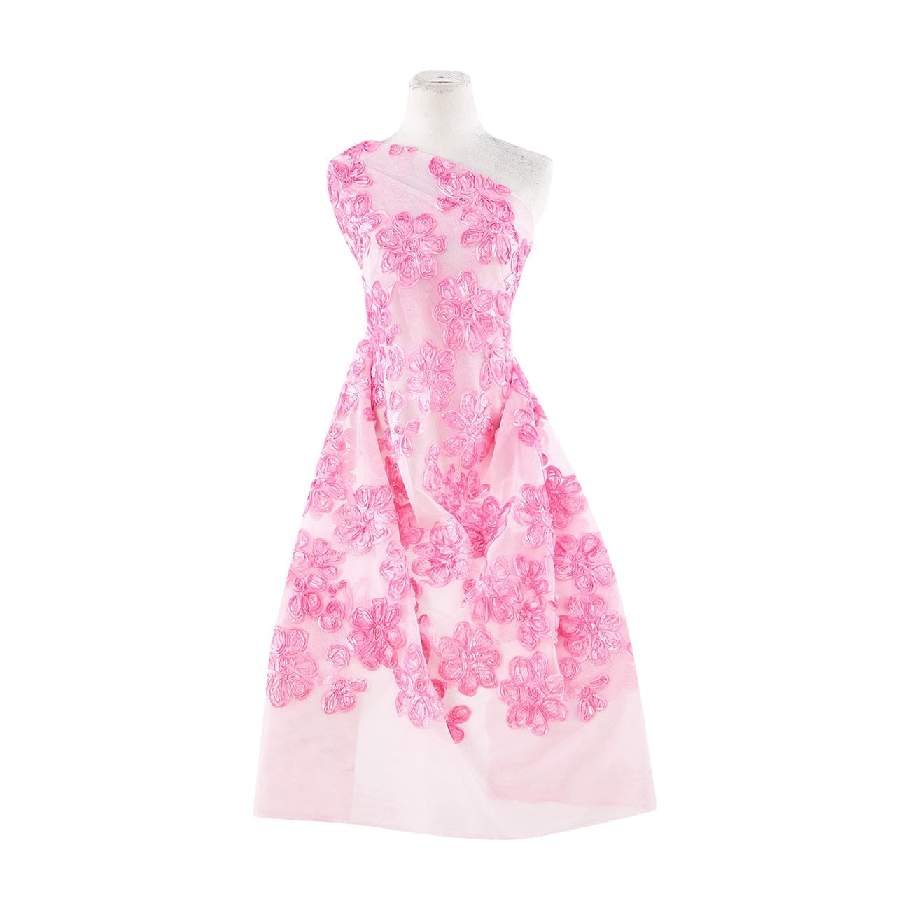 Zelouf Floral Sutash With Foil On Tulle , Sewing, DIY, Crafts Fabric by ...