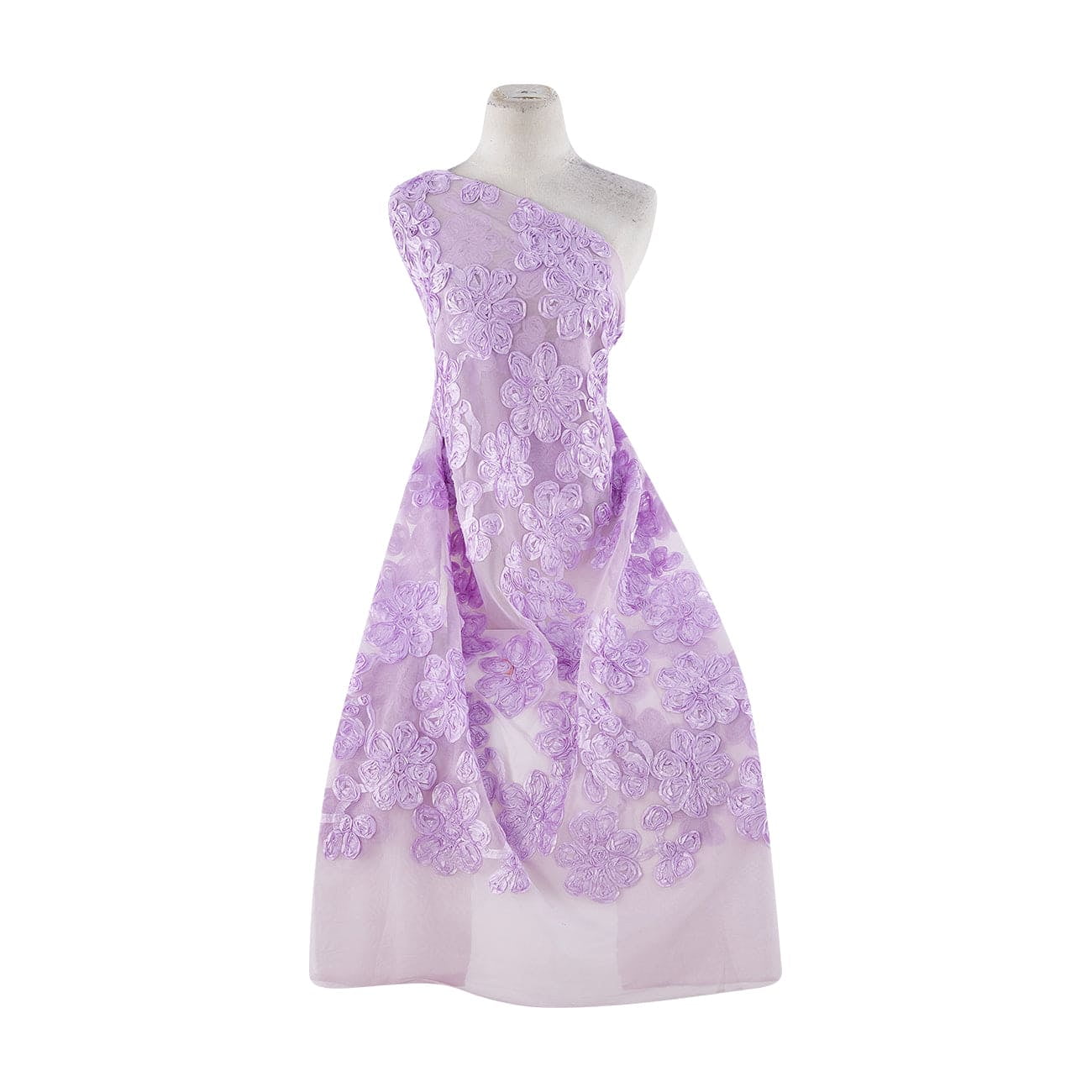 Zelouf Floral Sutash With Foil On Tulle , Sewing, DIY, Crafts Fabric by ...