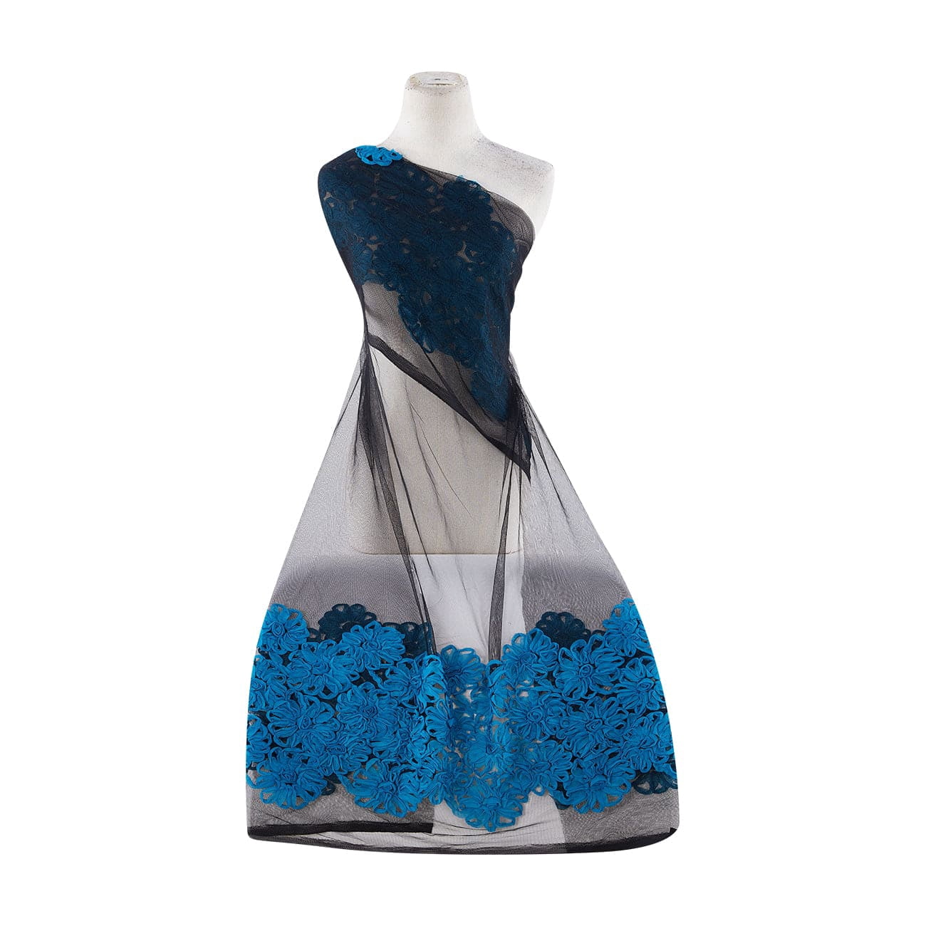 Zelouf Flower Sutash Double Border On Tulle , Sewing, DIY, Crafts ...