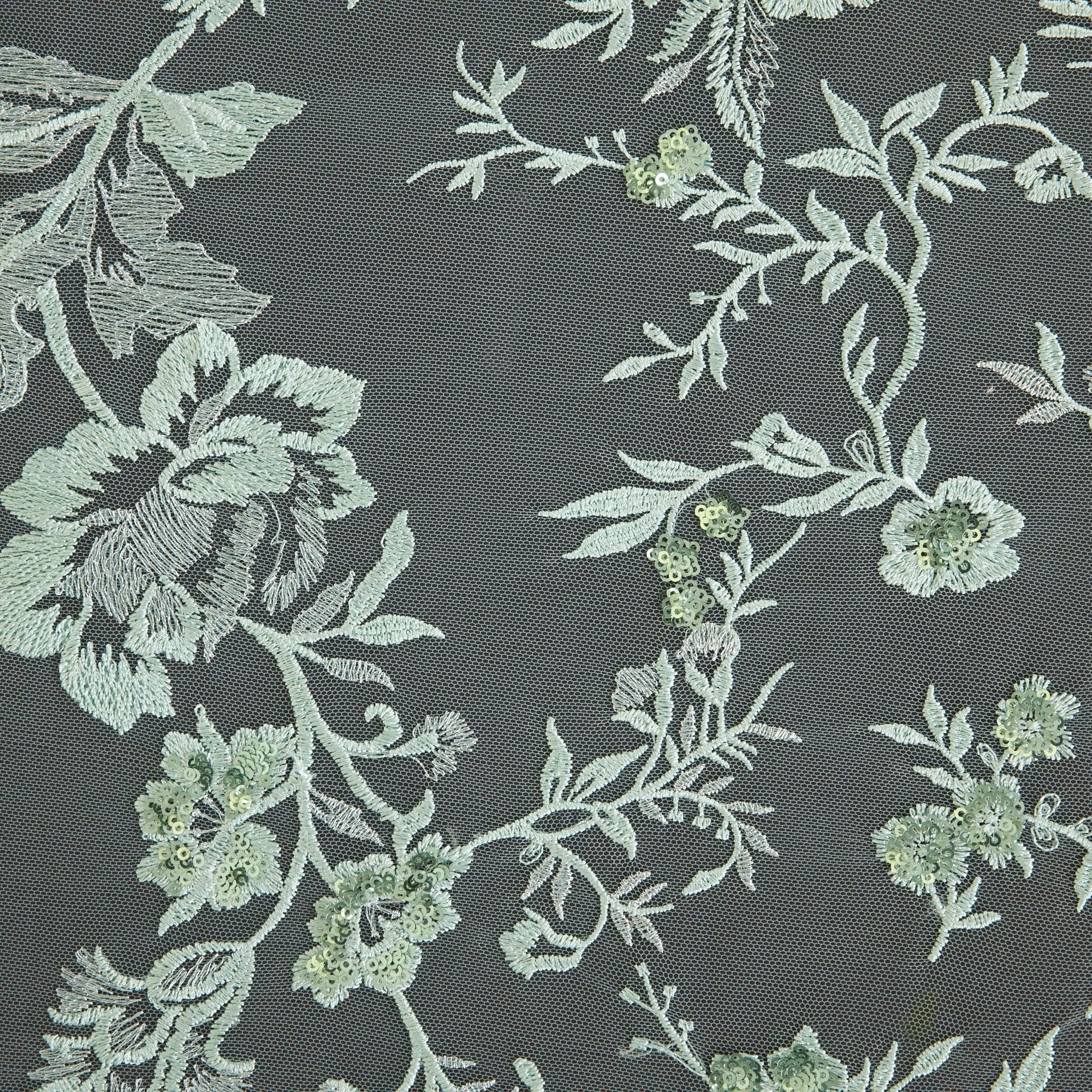 Zelouf Francesca Sequin Embroidery Mesh , Sewing, DIY, Crafts Fabric by ...