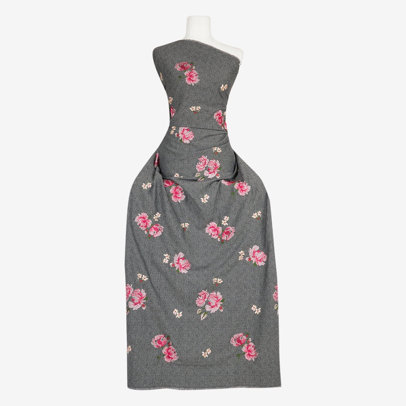 Zelouf Gemma Embroidery Herringbone Knit , Sewing, DIY, Crafts Fabric ...