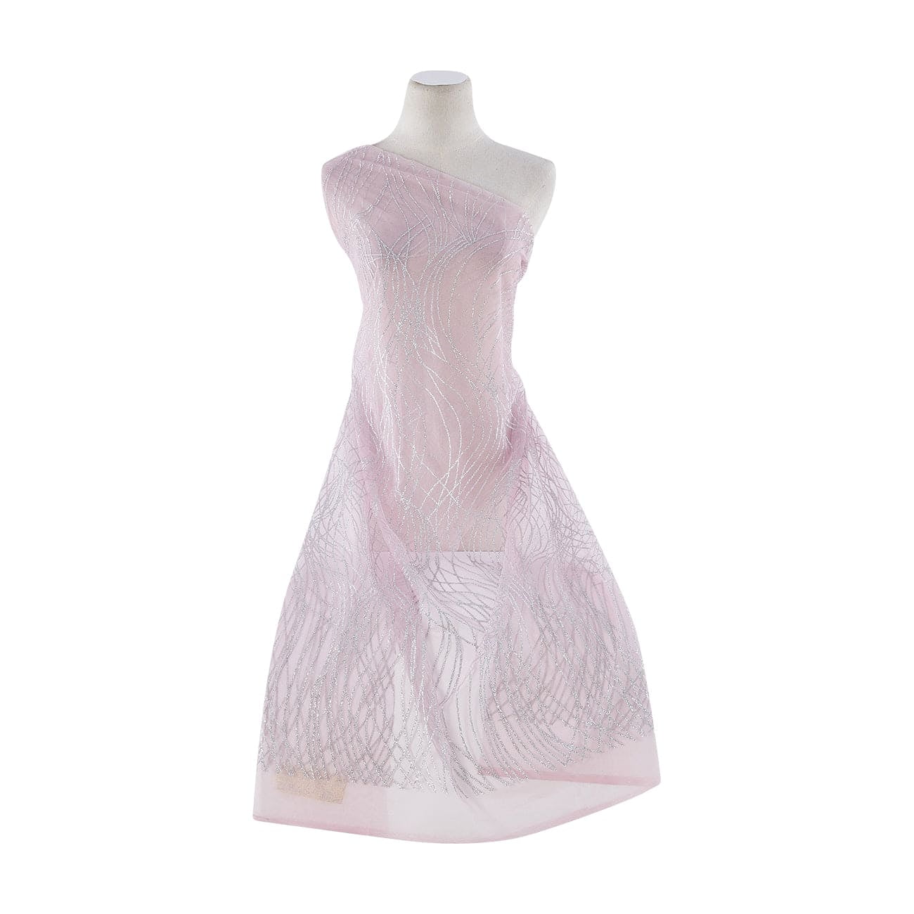 Zelouf Glitter Interlinking Lines On Tulle 1X , Sewing, DIY, Crafts ...