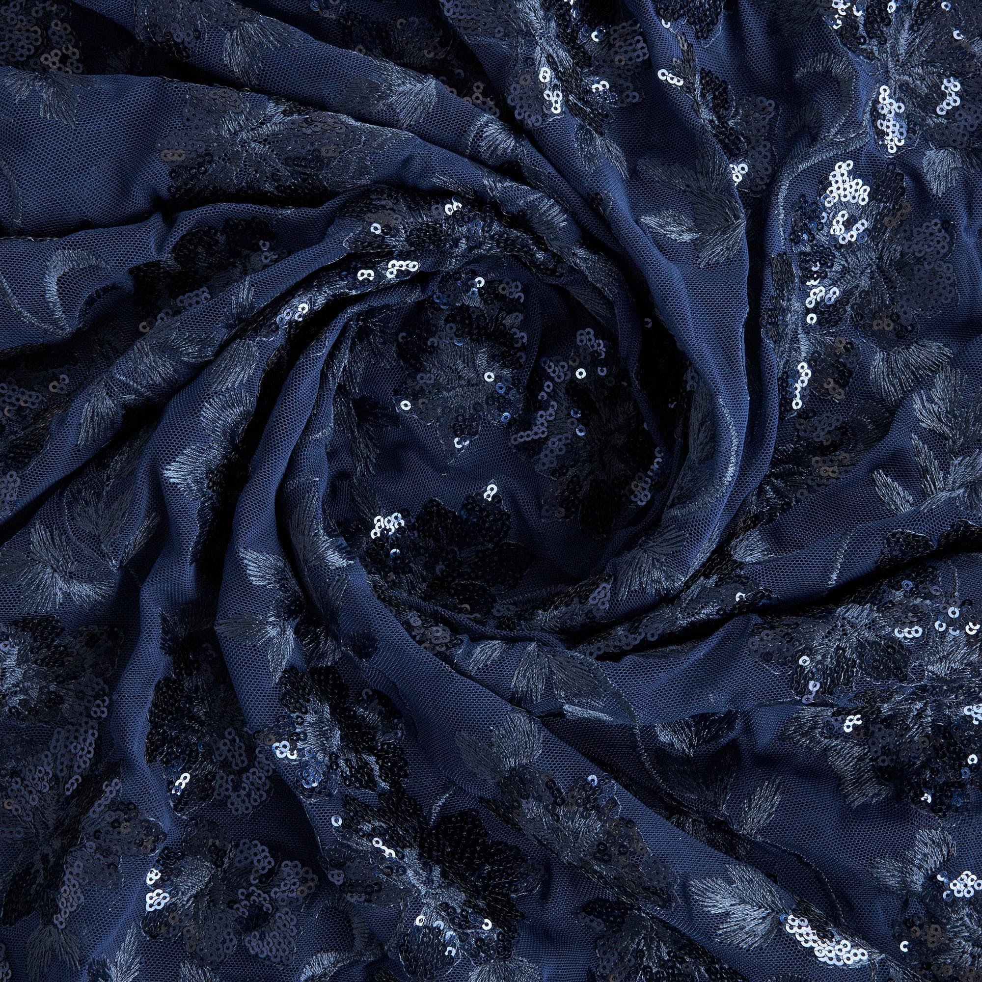 Zelouf Grape Sequin Embroidery Mesh , Sewing, DIY, Crafts Fabric by the ...