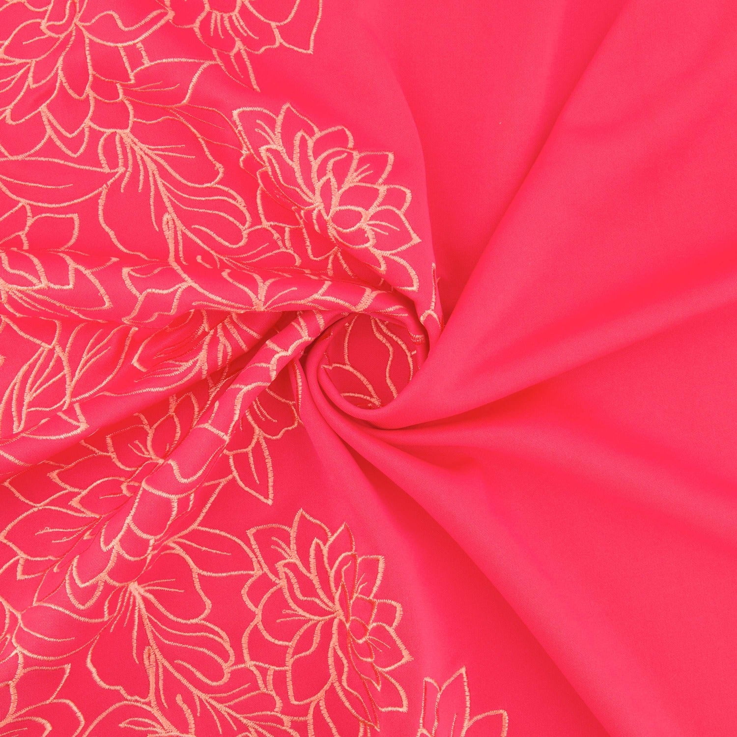 Zelouf Hailey Floral Single Border Embroidered Scuba , Sewing, DIY ...