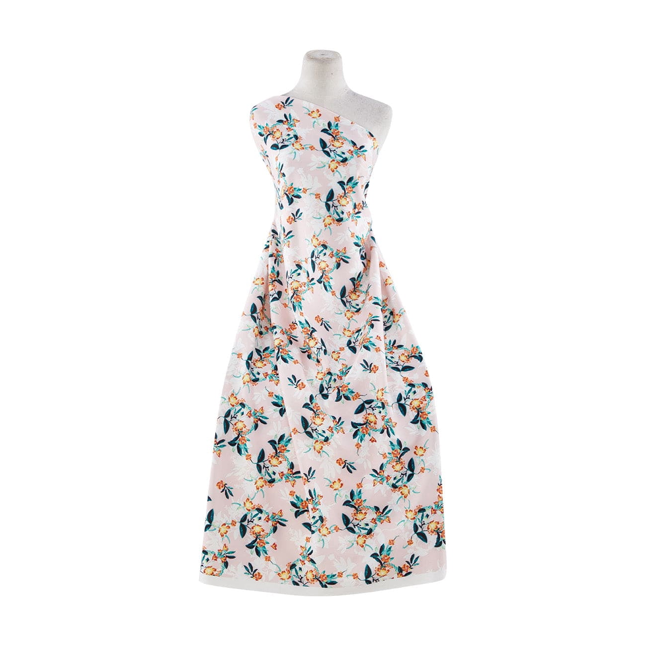 Zelouf Hearttree Floral Print Scuba Knit , Sewing, DIY, Crafts Fabric ...