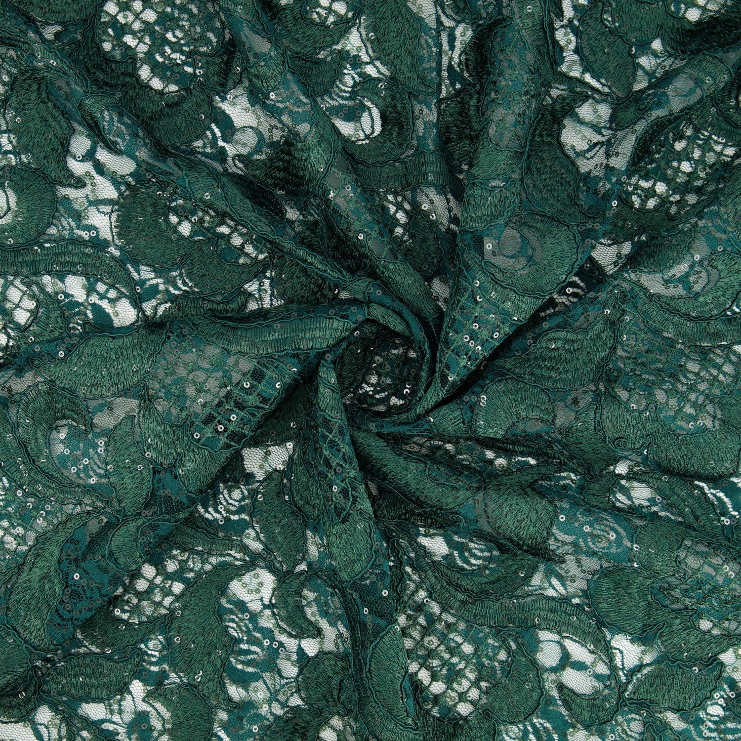 Zelouf Ines Sequin Embroidery Mesh , Sewing, DIY, Crafts Fabric by the ...