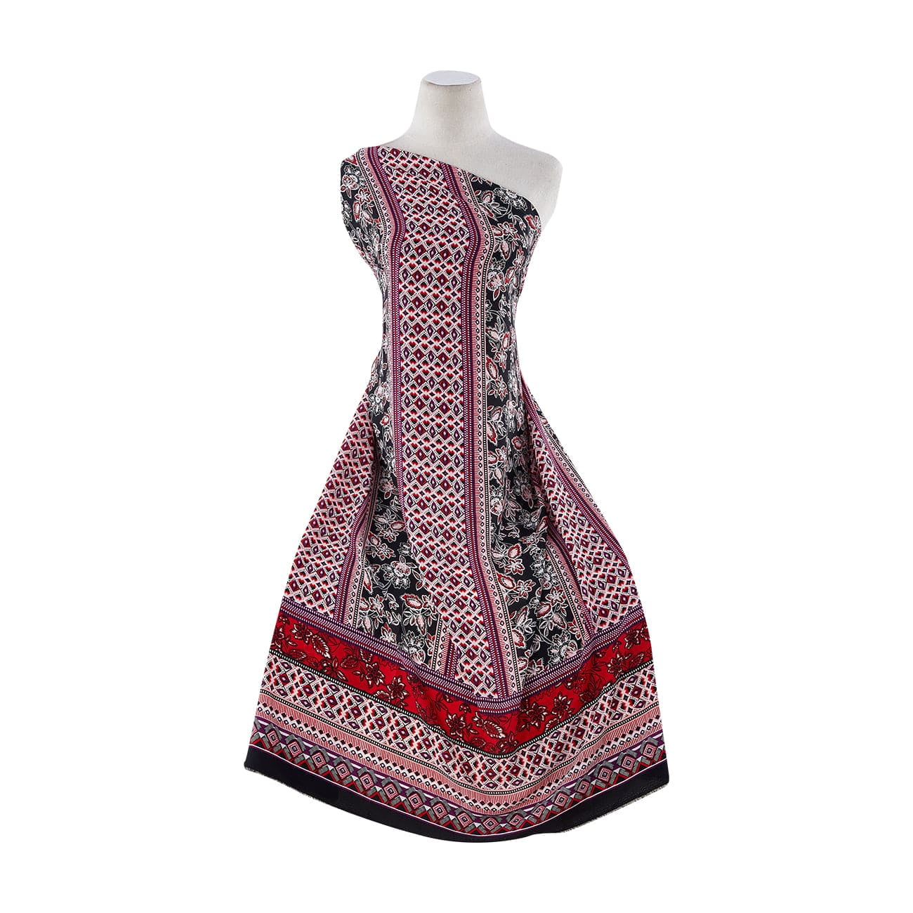 Zelouf Island Bloom Wool Dobby Print , Sewing, DIY, Crafts Fabric by ...