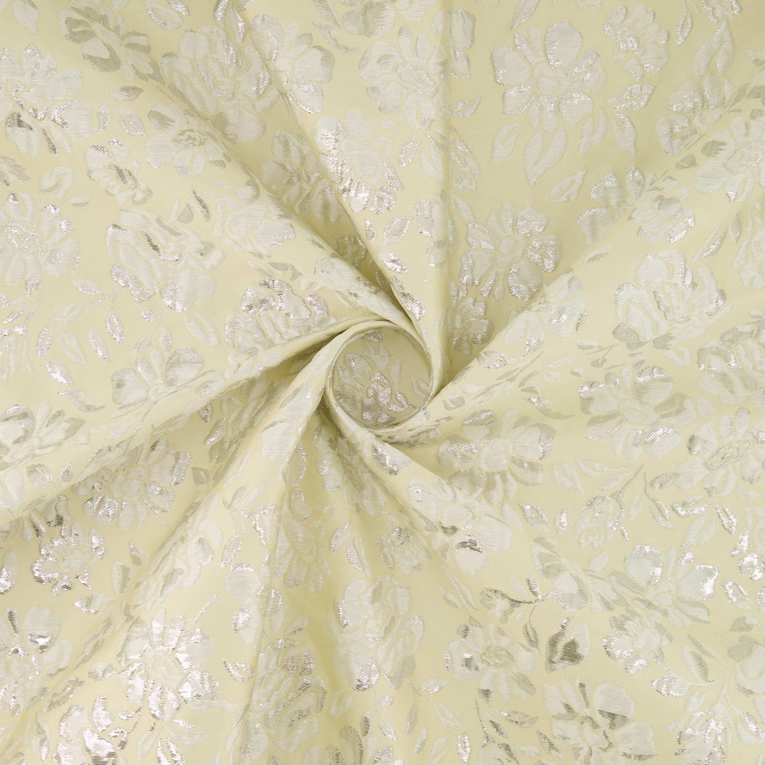 Zelouf Jenn Floral Metallic Jacquard , Sewing, DIY, Crafts Fabric by ...