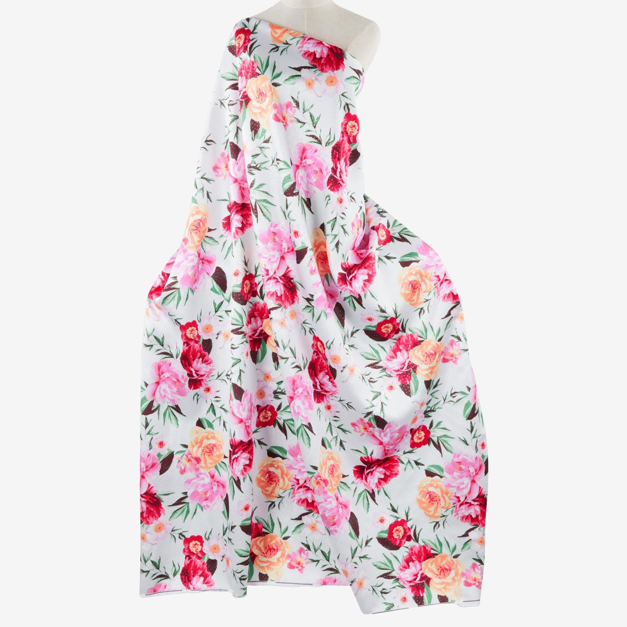 Zelouf Jennie Print Foil Mikado , Sewing, DIY, Crafts Fabric by the ...