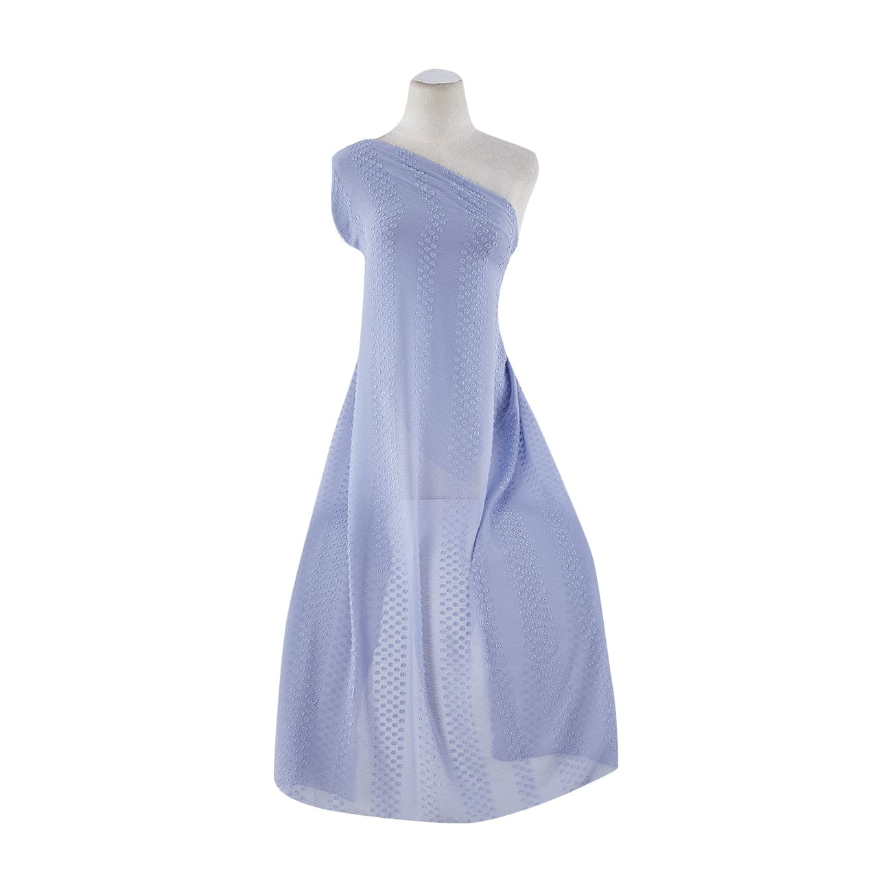 Zelouf Jude Striped Clipped Dot Chiffon , Sewing, DIY, Crafts Fabric by ...