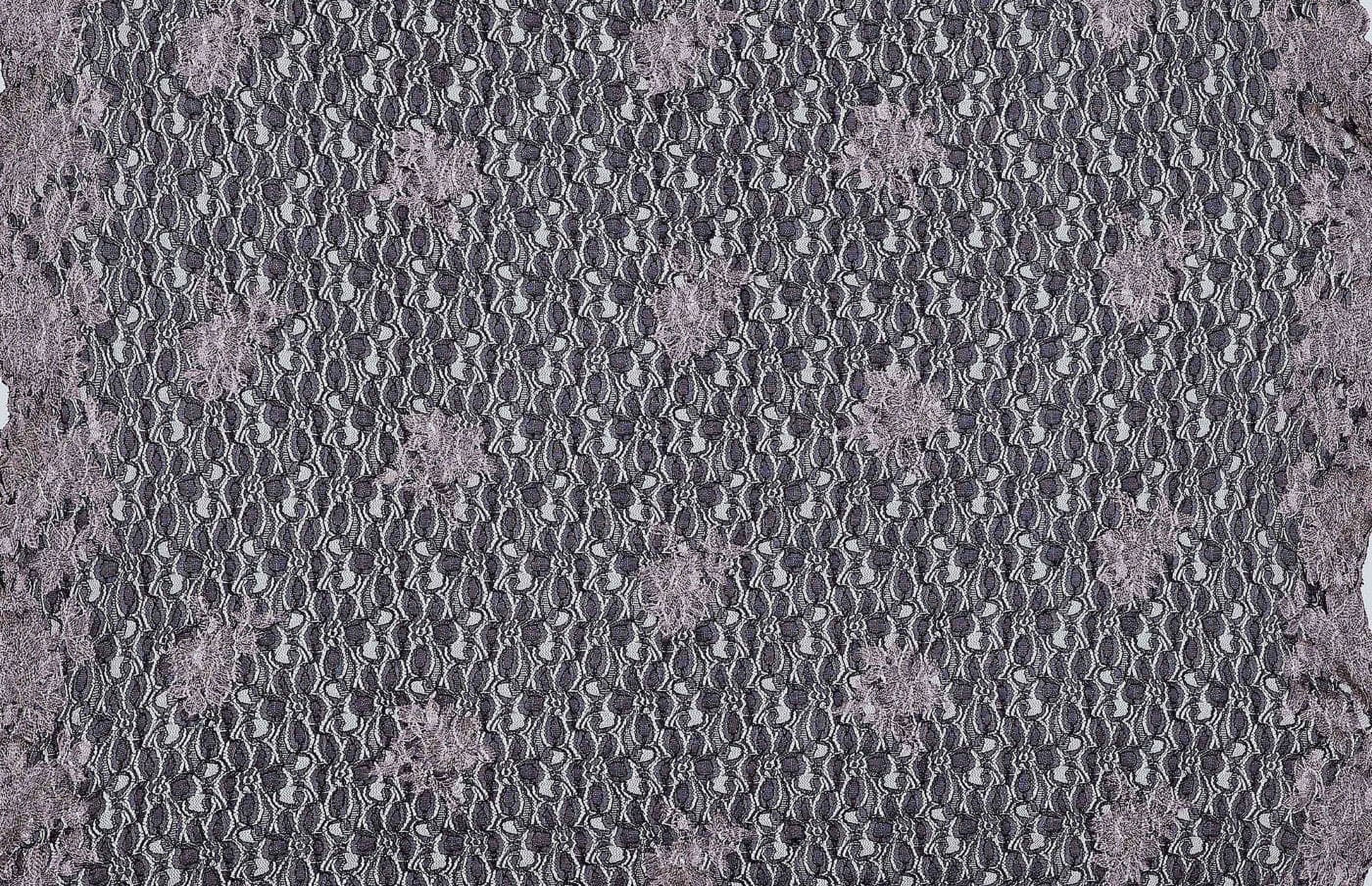 Zelouf Kai Swing Double Border Embroidery Stretch Lace , Sewing, DIY ...