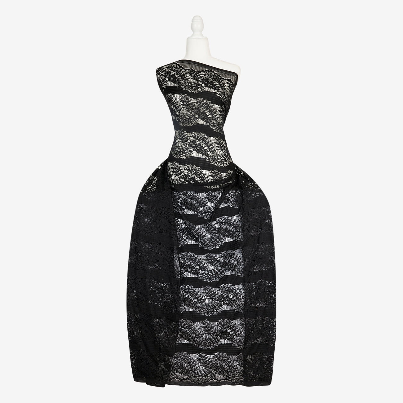 Zelouf Kazan Stripe Floral Lace , Sewing, DIY, Crafts Fabric by the ...