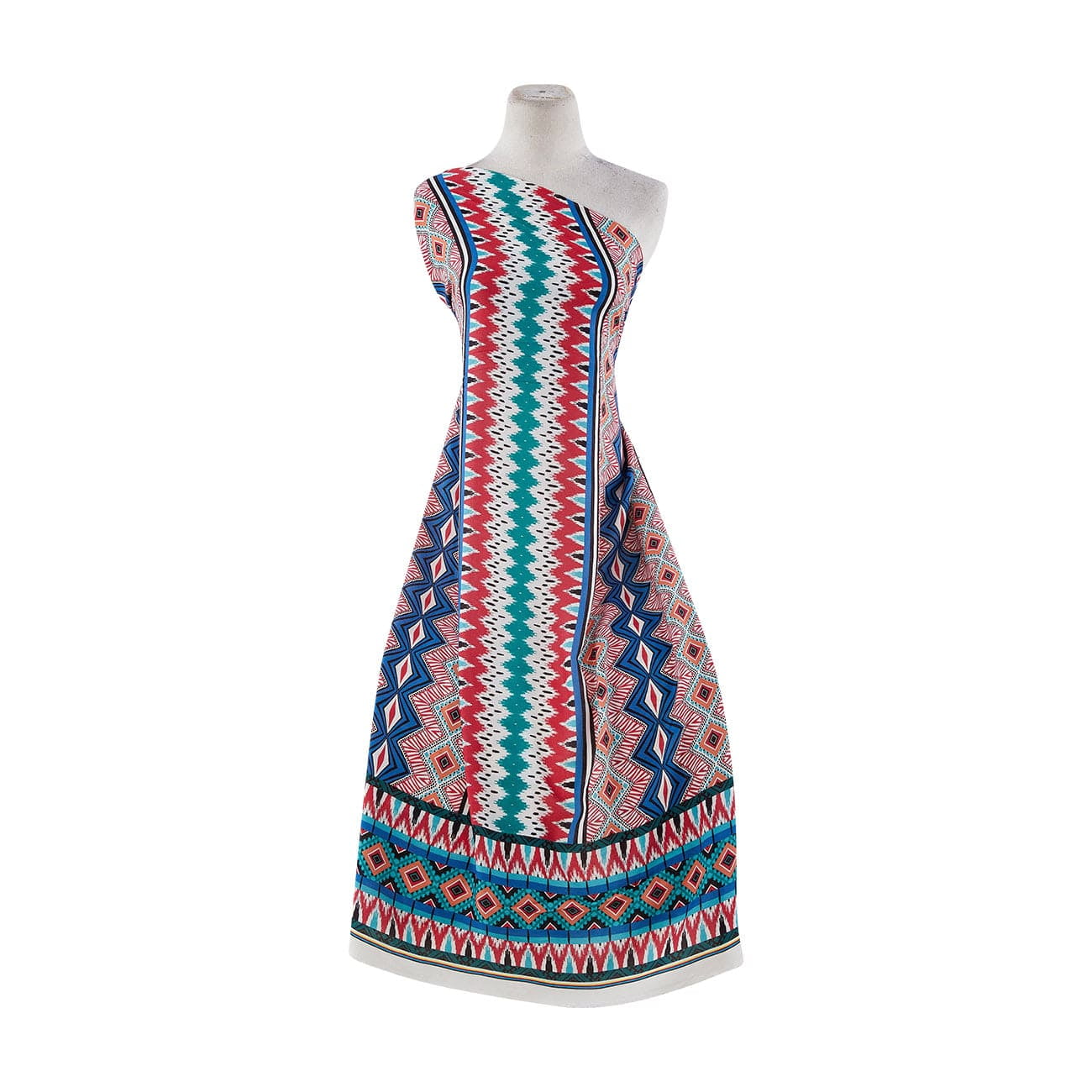 Zelouf Kenya Double Border On Challis , Sewing, DIY, Crafts Fabric by ...