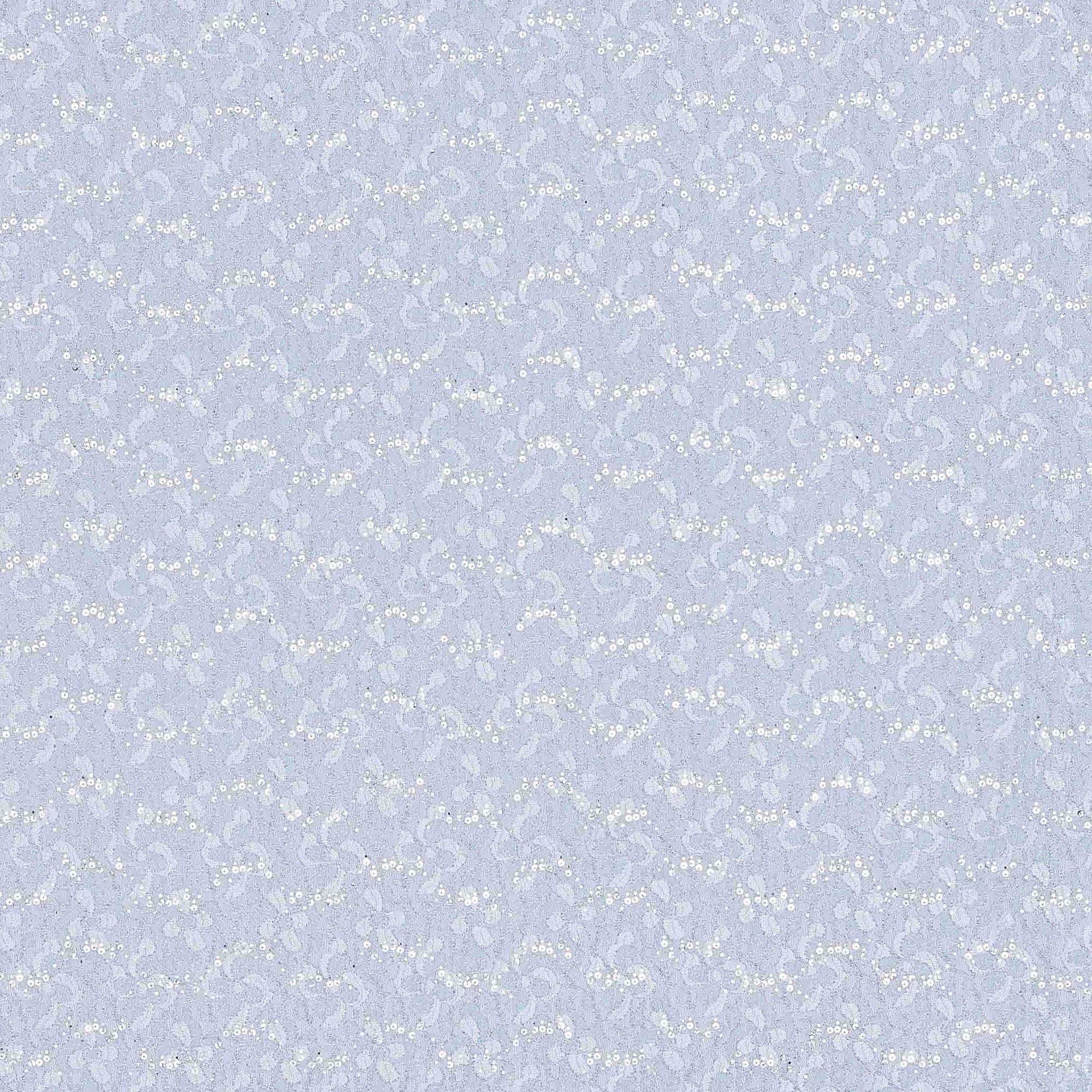 Zelouf Lace Scallop Cut Trans Glitter , Sewing, DIY, Crafts Fabric by ...