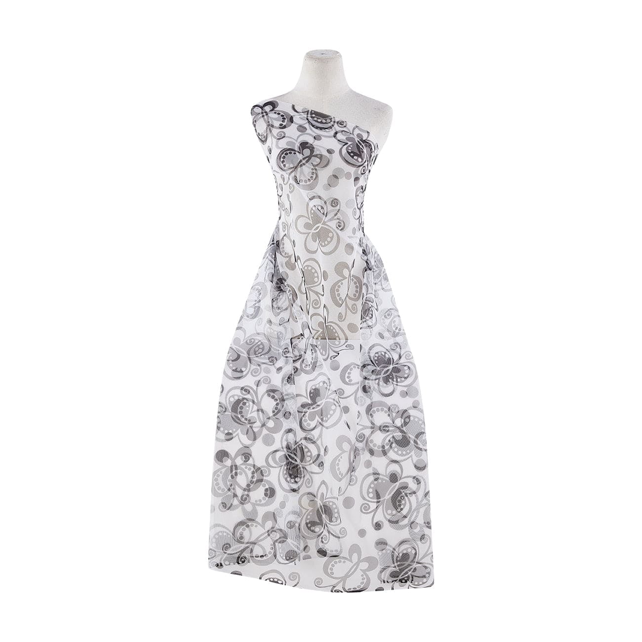 Zelouf Large Butterfly Dots On Tulle , Sewing, DIY, Crafts Fabric by ...