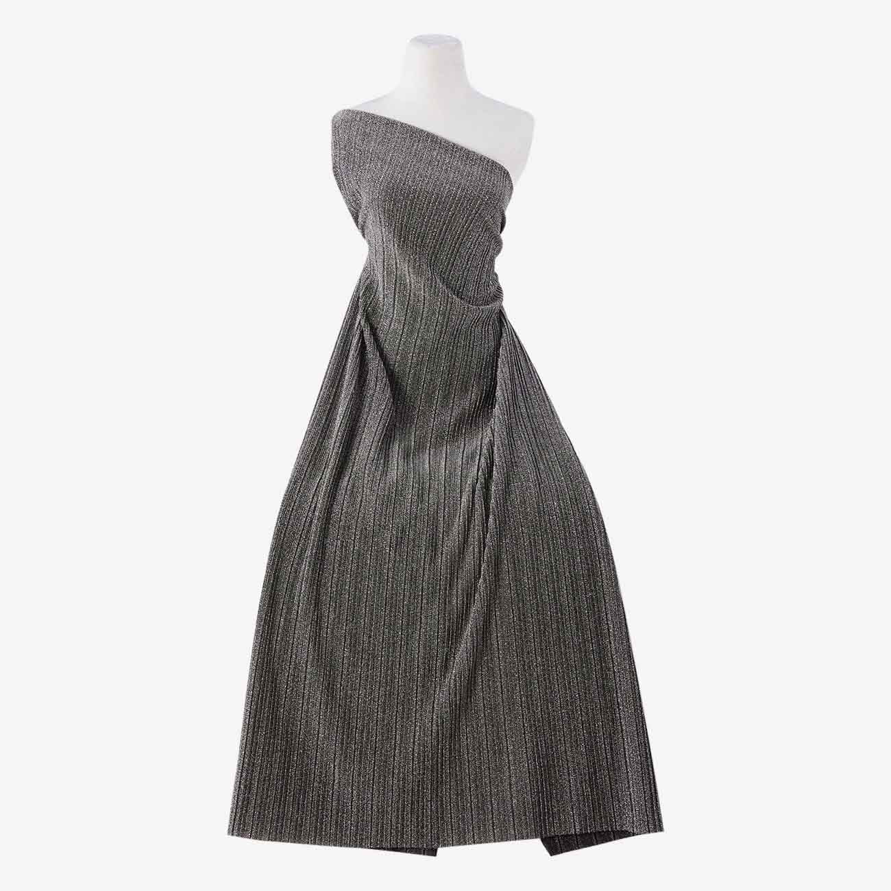 Zelouf Laura Two Tone Print Lurex Mix Pleated Knit , Sewing, DIY ...
