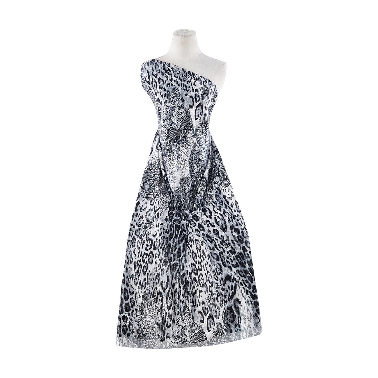 Zelouf Leopard Print On Silky Knit , Sewing, DIY, Crafts Fabric by the ...