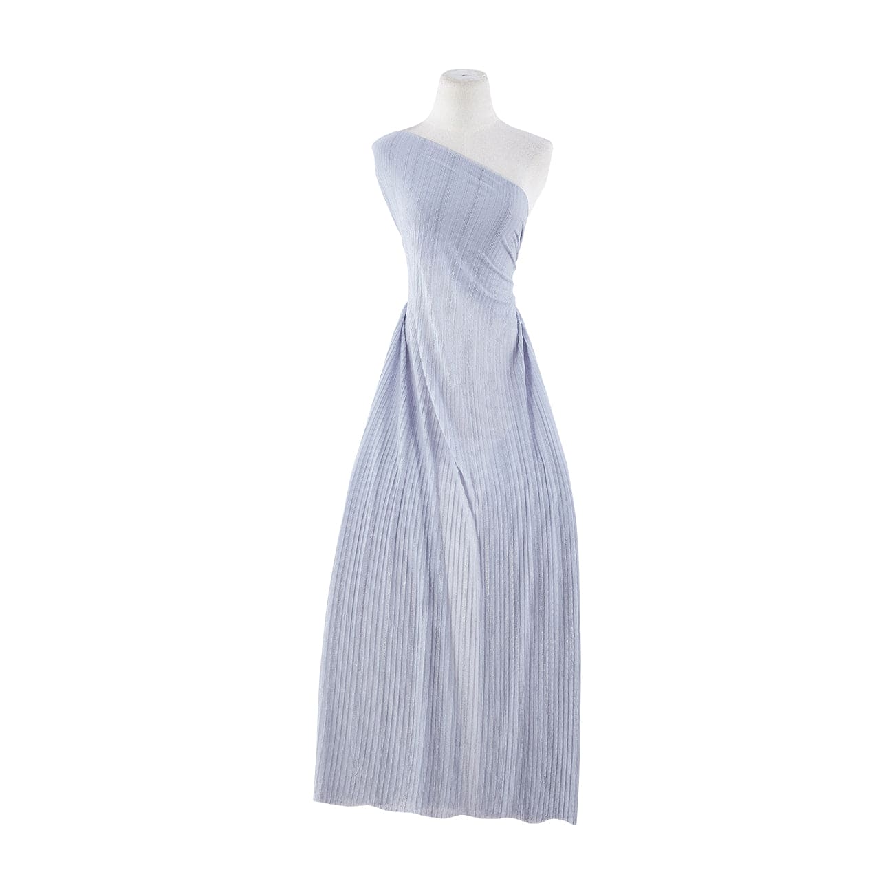 Zelouf Les Pleated Wavy Knit W/linear Foil , Sewing, DIY, Crafts Fabric ...
