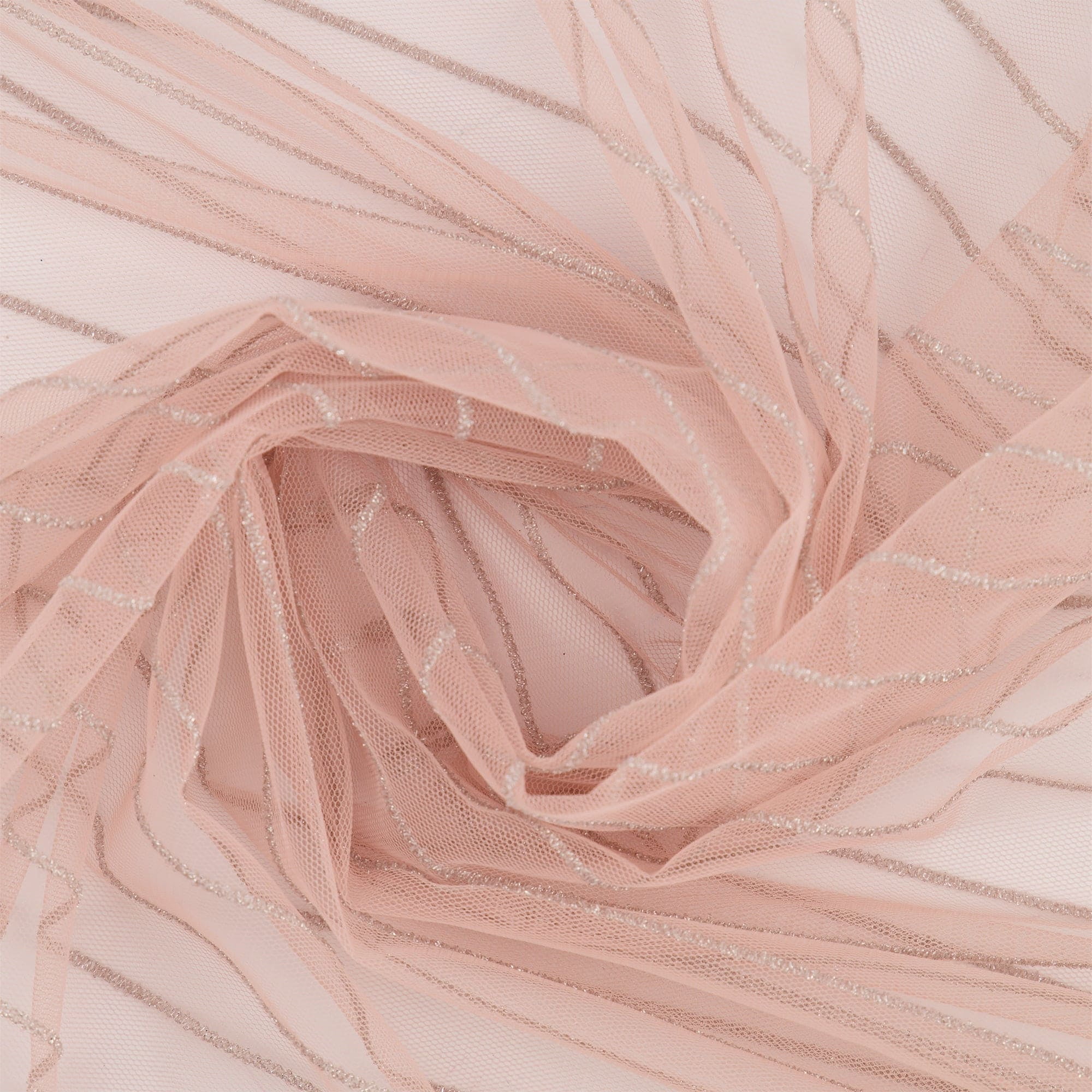 Zelouf Linear Novelty On Mesh , Sewing, DIY, Crafts Fabric by the Yard ...