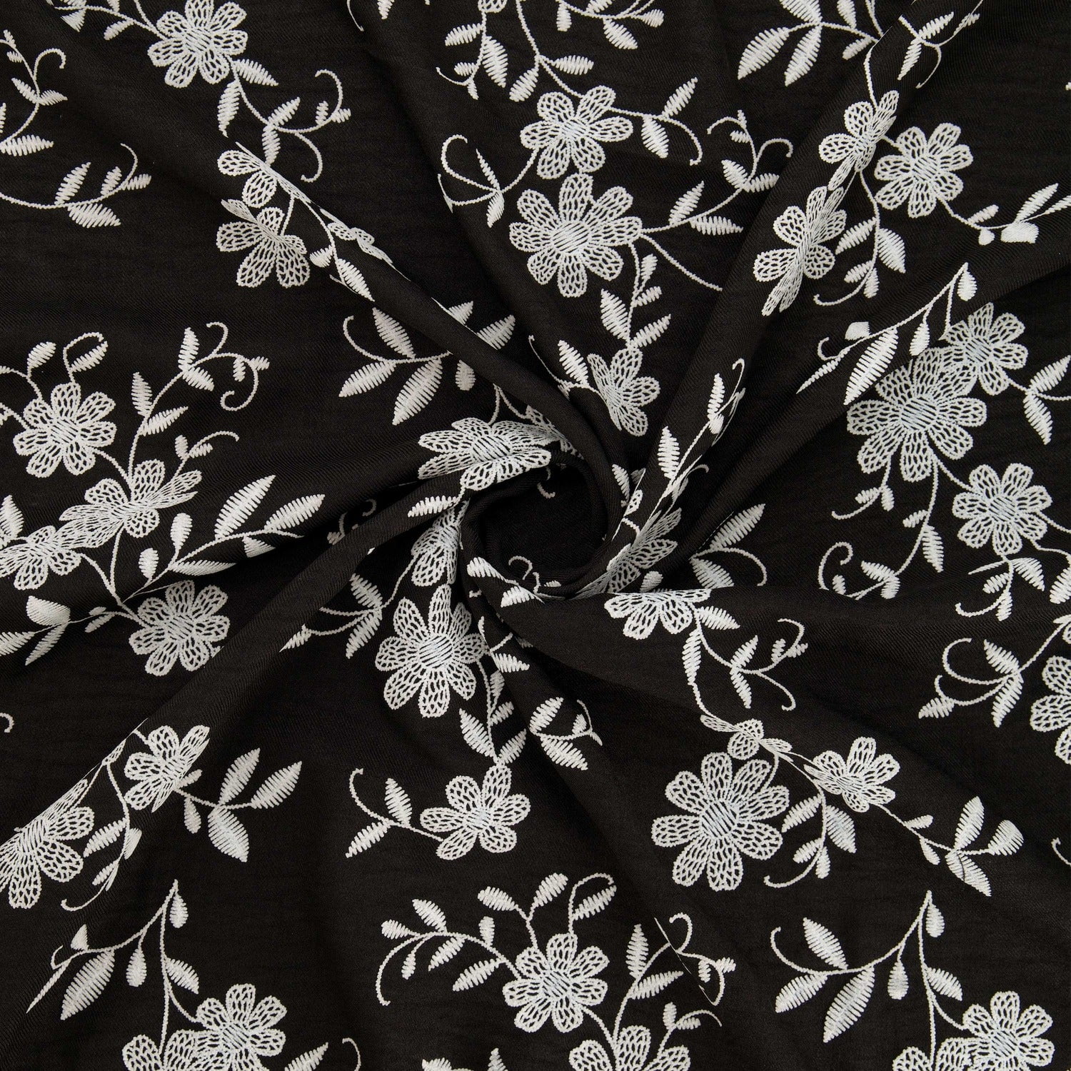 Zelouf Lola Floral Puff Print On Twill , Sewing, DIY, Crafts Fabric by ...