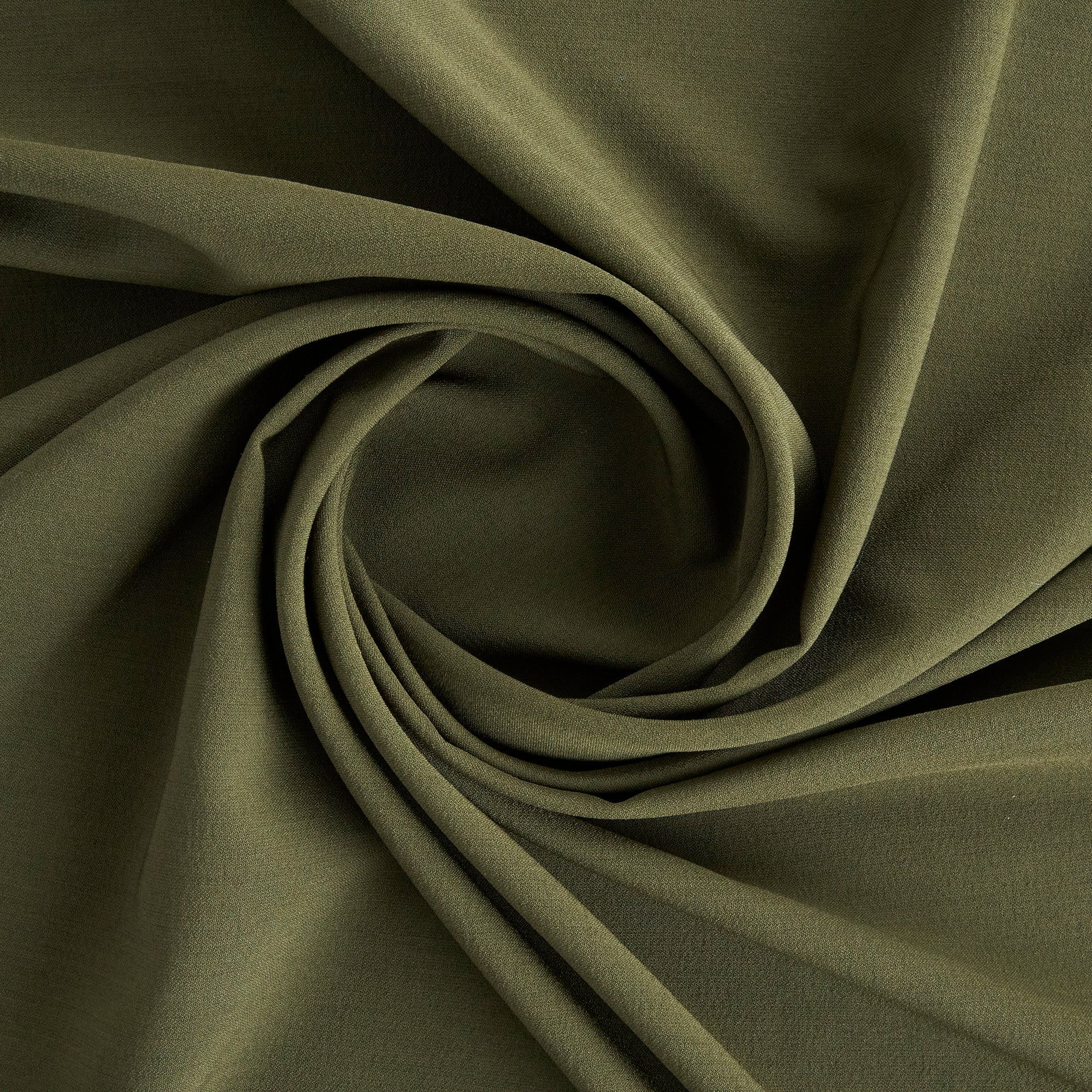 Zelouf Luna Crepe , Sewing, DIY, Crafts Fabric by the Yard, Fine Olive ...