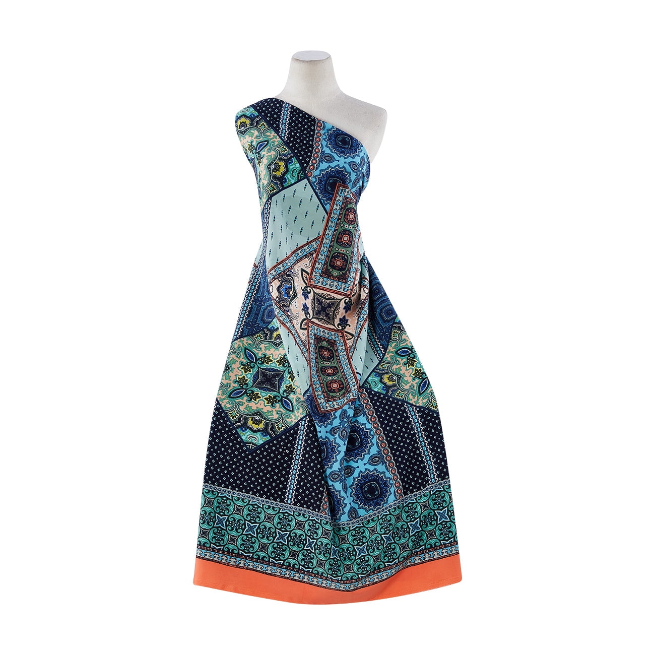 Zelouf Mohana Paisley Ravenna Crepe , Sewing, DIY, Crafts Fabric by the ...