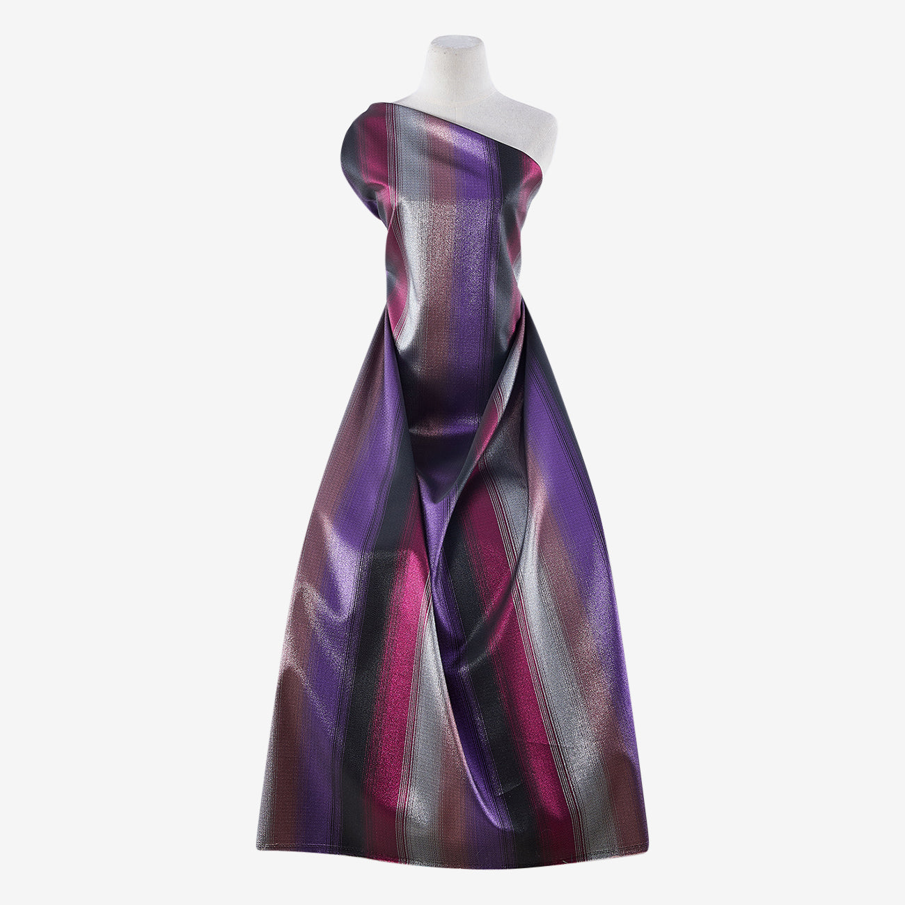 Zelouf Multi Lurex Color Stripe Jacquard , Sewing, DIY, Crafts Fabric ...