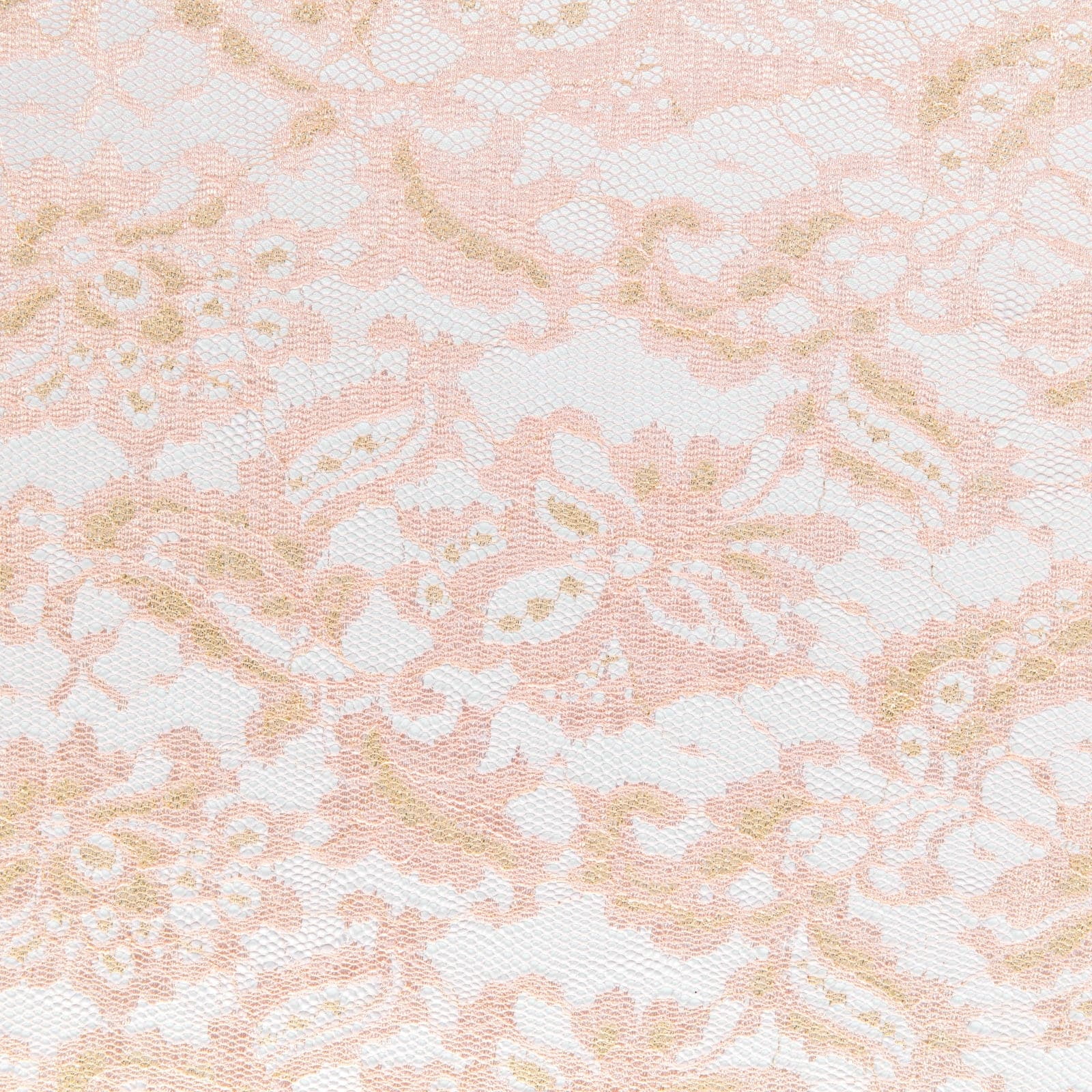 Zelouf Obrianna Metallic Floral Lace , Sewing, DIY, Crafts Fabric by the Yard, Blush Muse, 1 ...