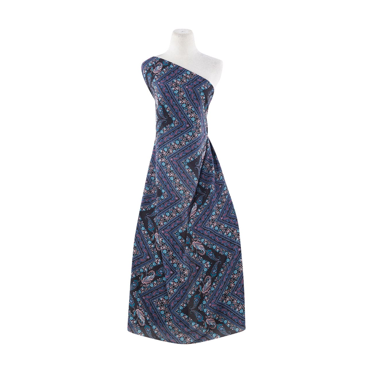 Zelouf Odetta Paisley Chevron On Wool Dobby [Digital] , Sewing, DIY ...