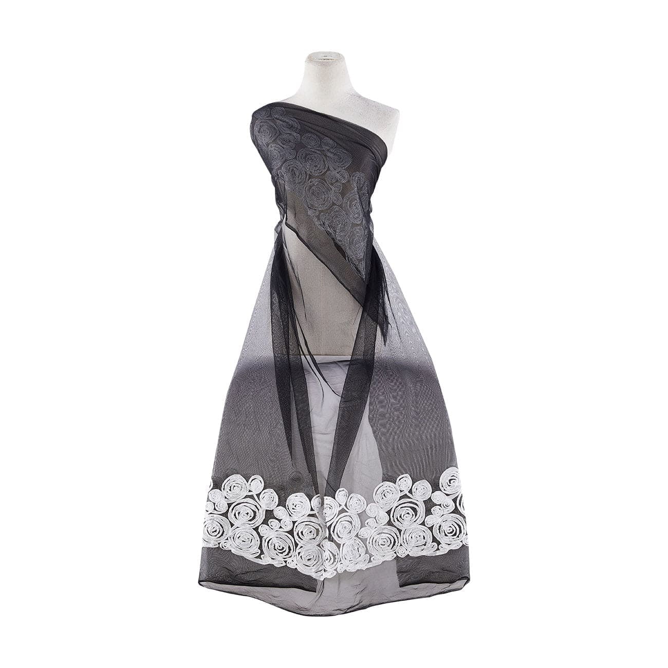 Zelouf One Tone Rose Sutash Double Border On Tulle , Sewing, DIY ...