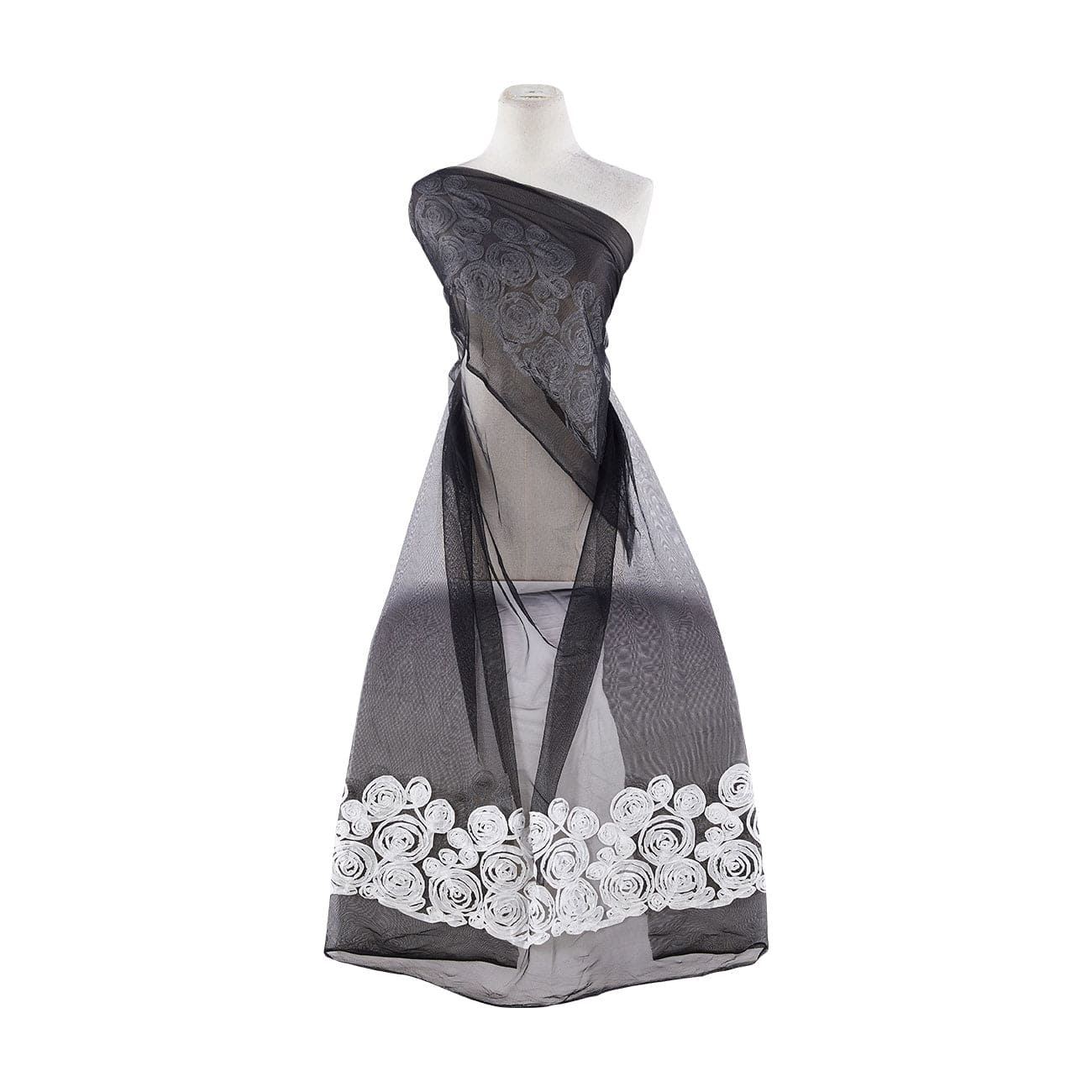 Zelouf One Tone Rose Sutash Double Border On Tulle , Sewing, DIY ...